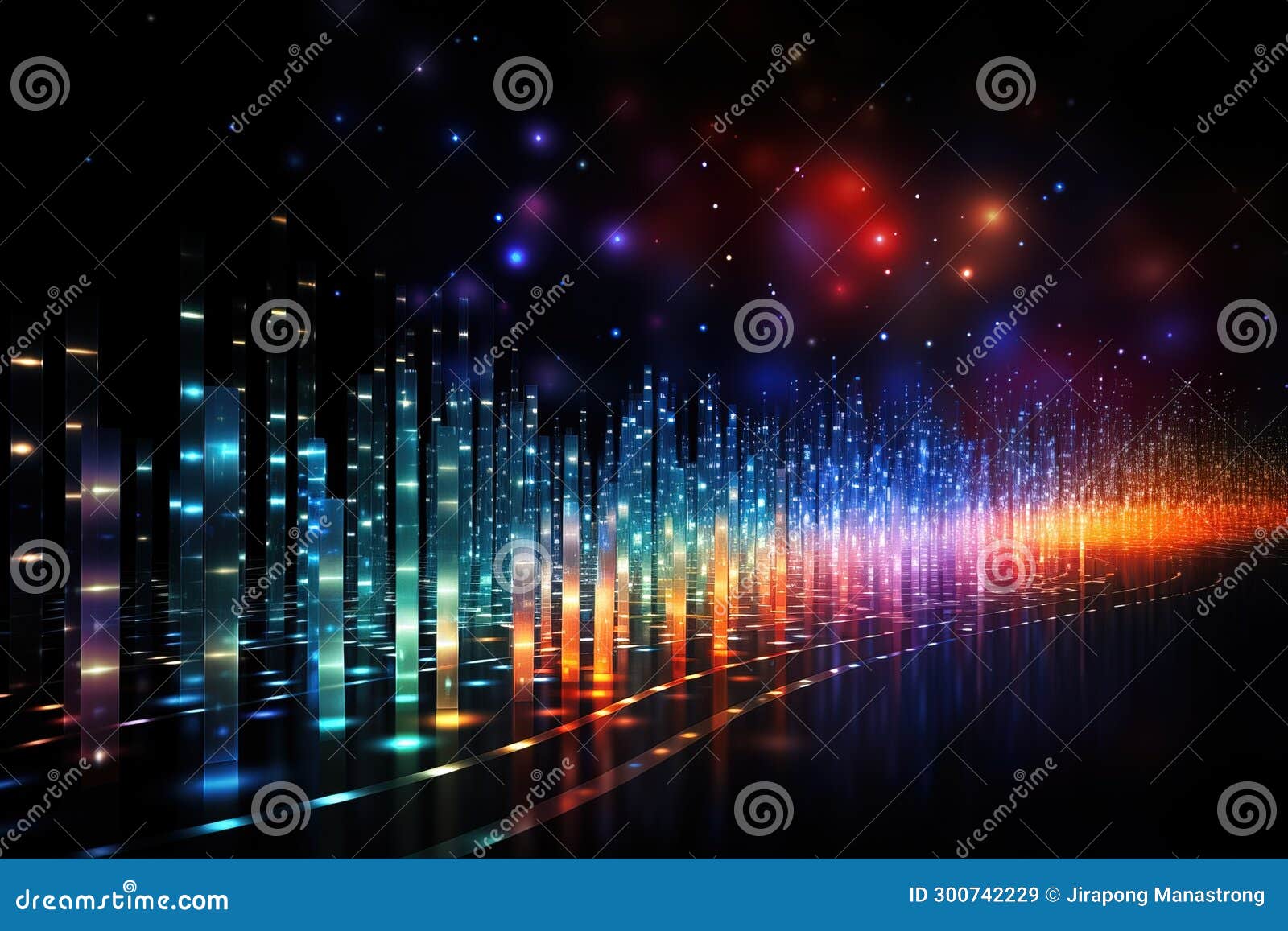 Artificial Intelligence Digital Binary Code Abstract Background ...