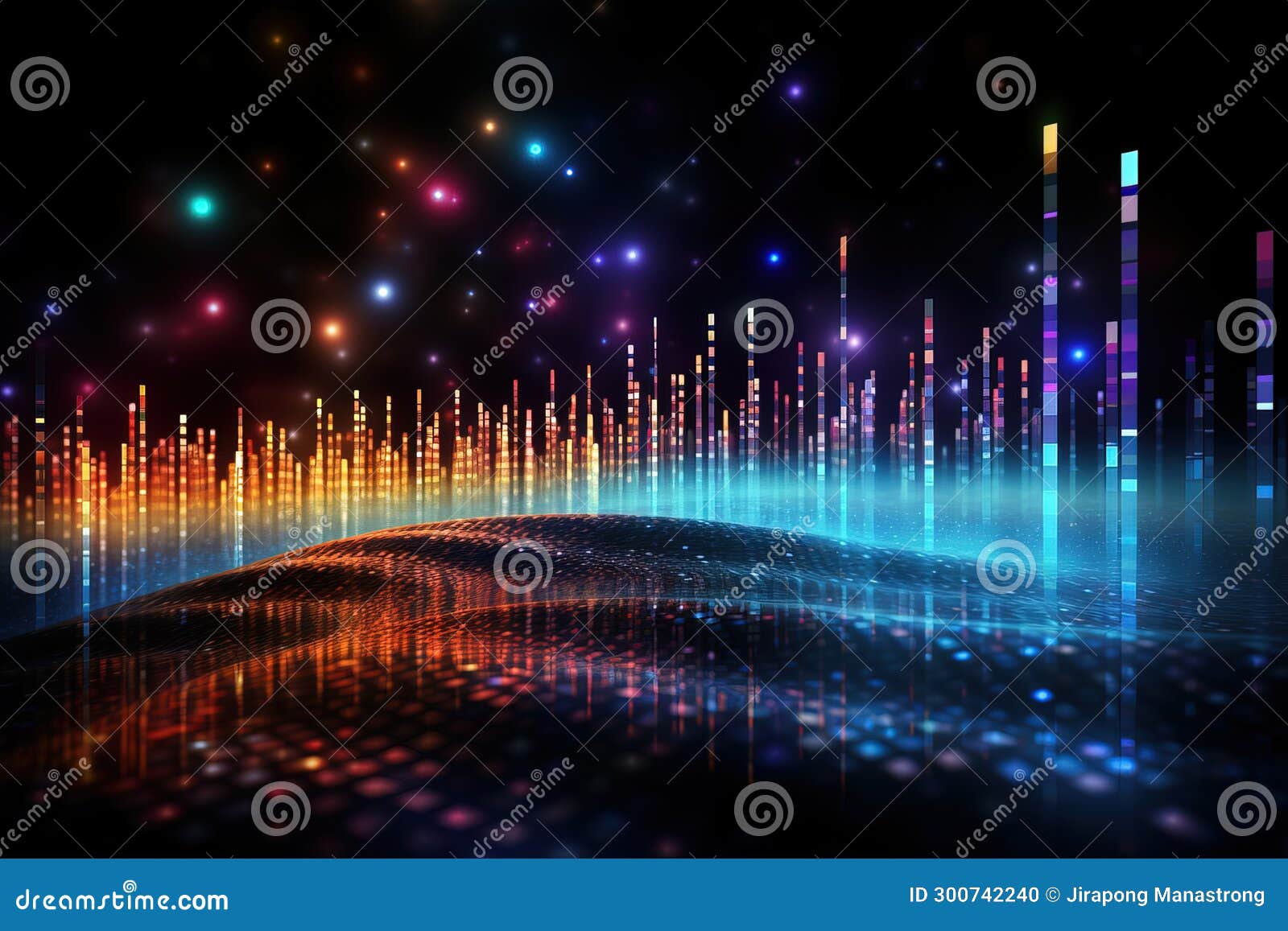 Artificial Intelligence Digital Binary Code Abstract Background Technology Futuristic,generative ...