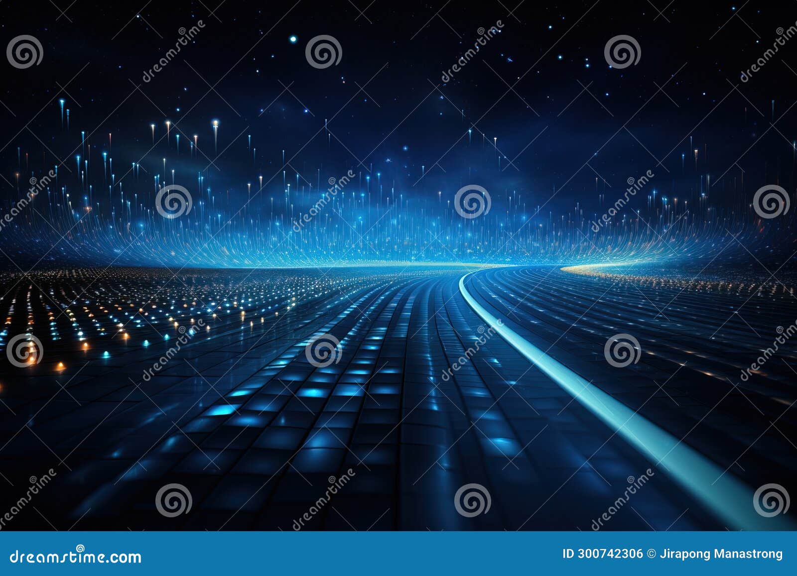 Artificial Intelligence Digital Binary Code Abstract Background Technology Futuristic,generative ...
