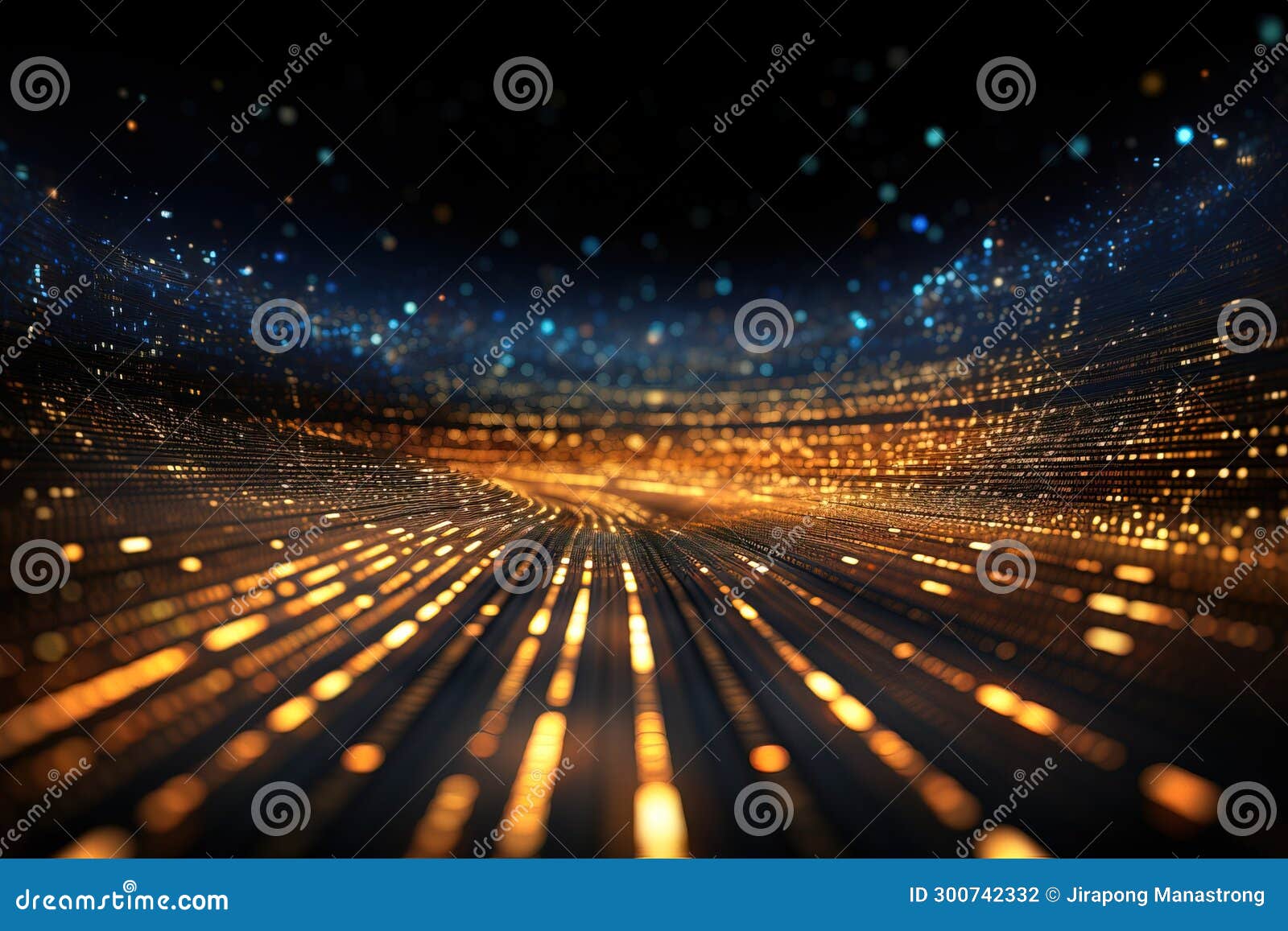 Artificial Intelligence Digital Binary Code Abstract Background Technology Futuristic,generative ...
