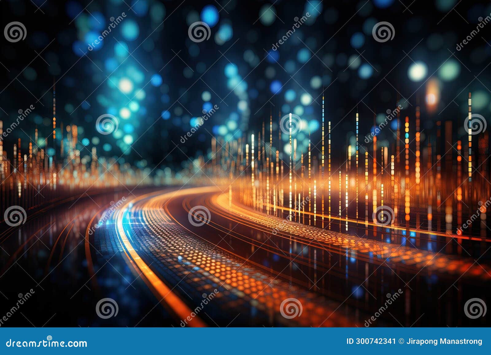 Artificial Intelligence Digital Binary Code Abstract Background Technology Futuristic,generative ...