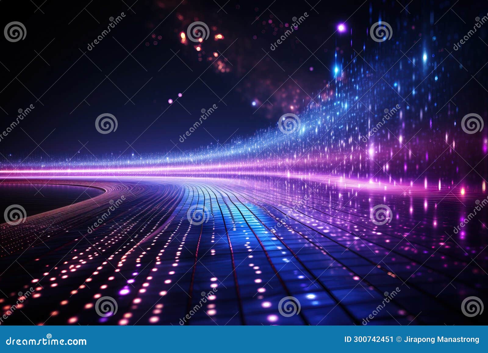 Artificial Intelligence Digital Binary Code Abstract Background Technology Futuristic,generative ...