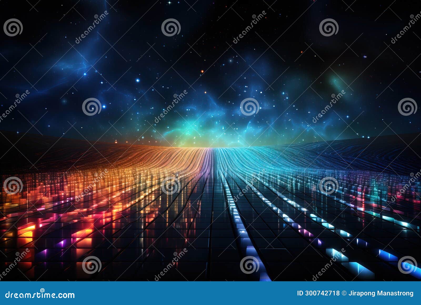 Artificial Intelligence Digital Binary Code Abstract Background ...