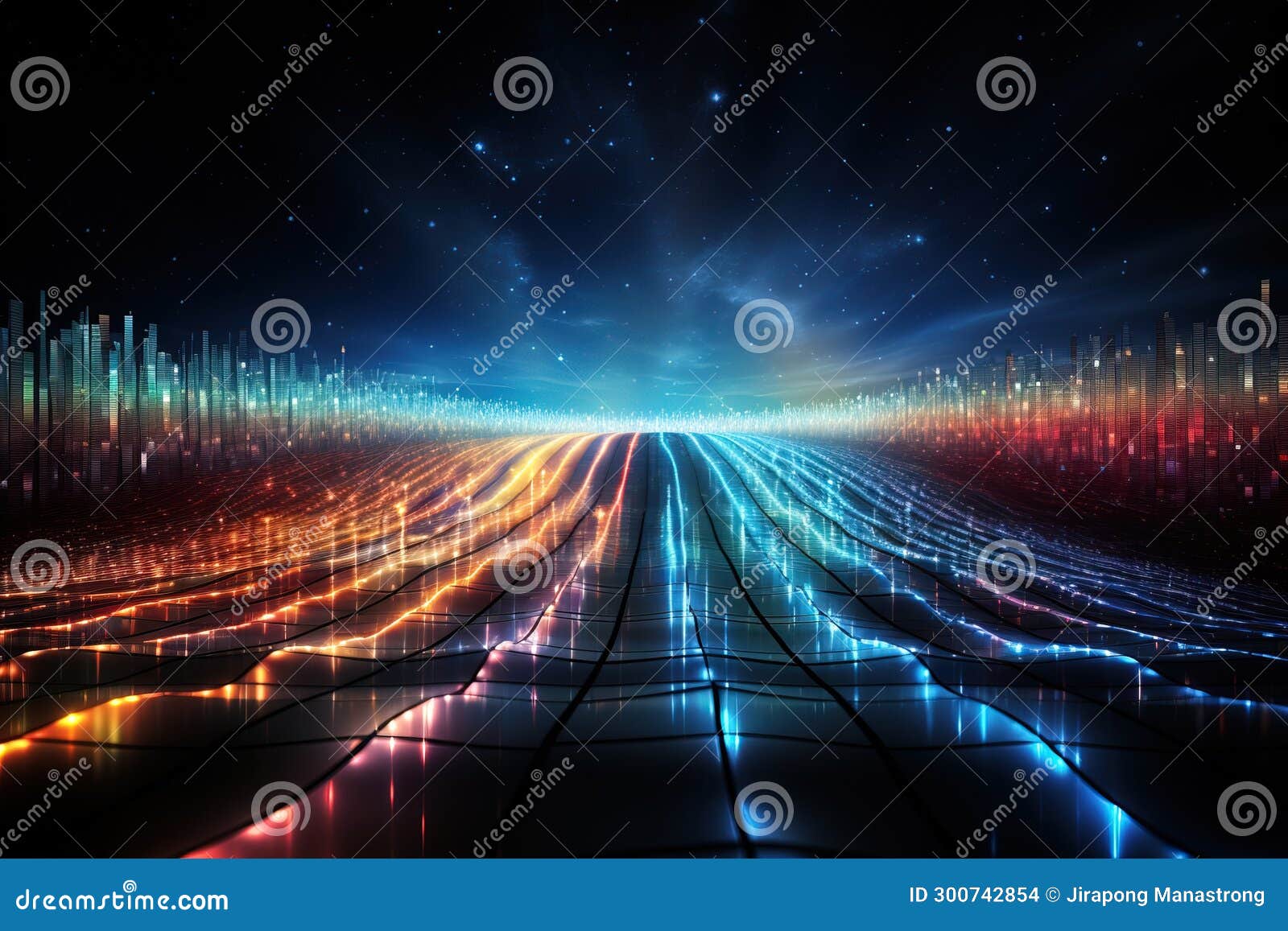 Artificial Intelligence Digital Binary Code Abstract Background Technology Futuristic,generative ...