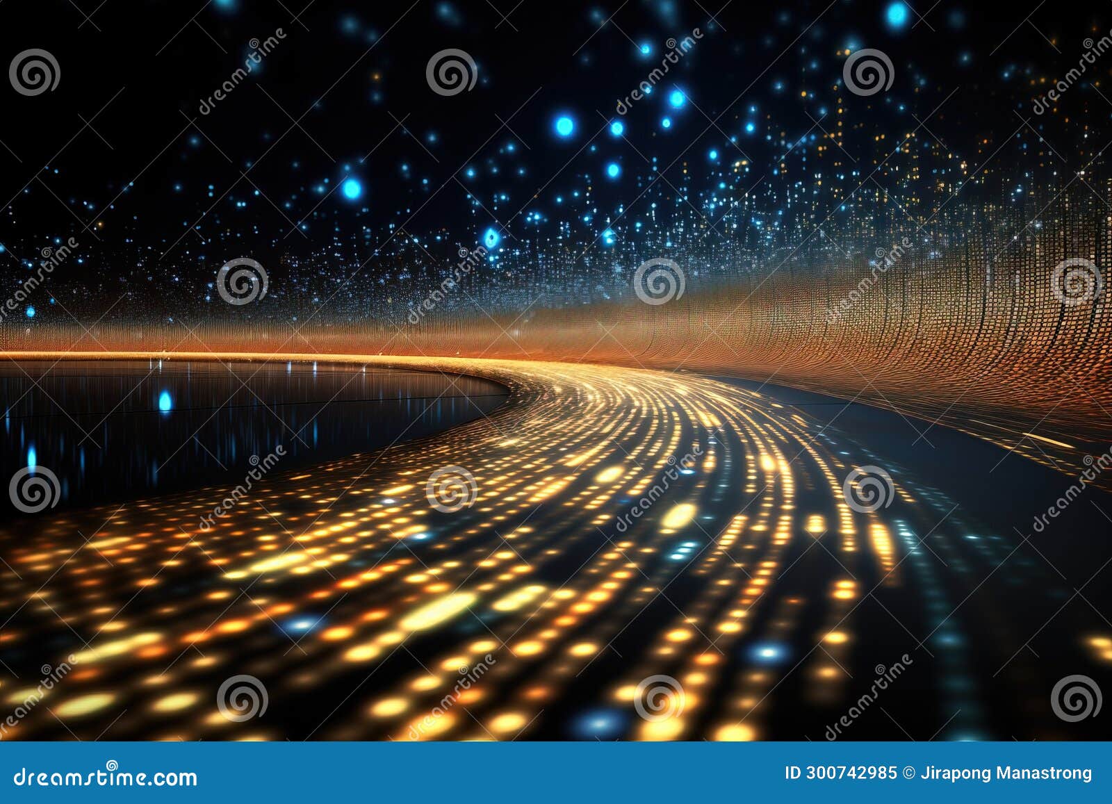 Artificial Intelligence Digital Binary Code Abstract Background ...