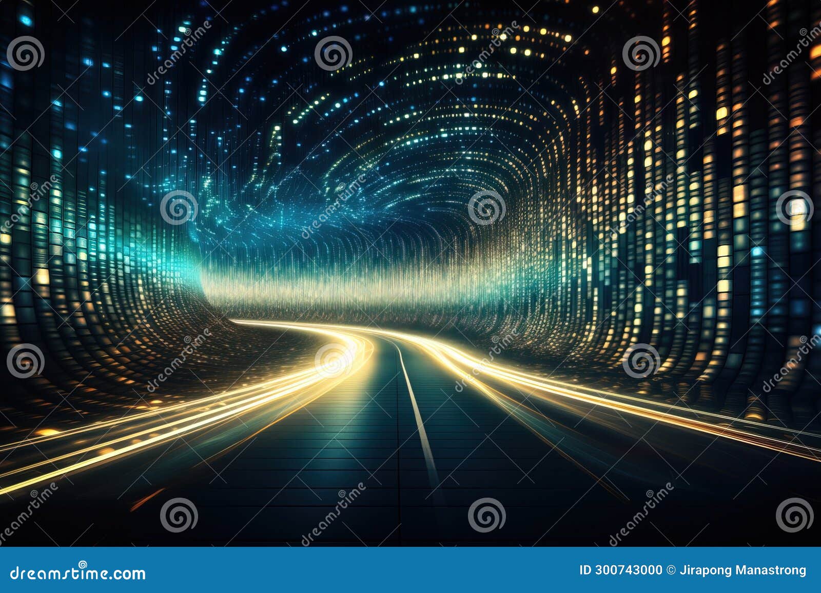 Artificial Intelligence Digital Binary Code Abstract Background Technology Futuristic,generative ...