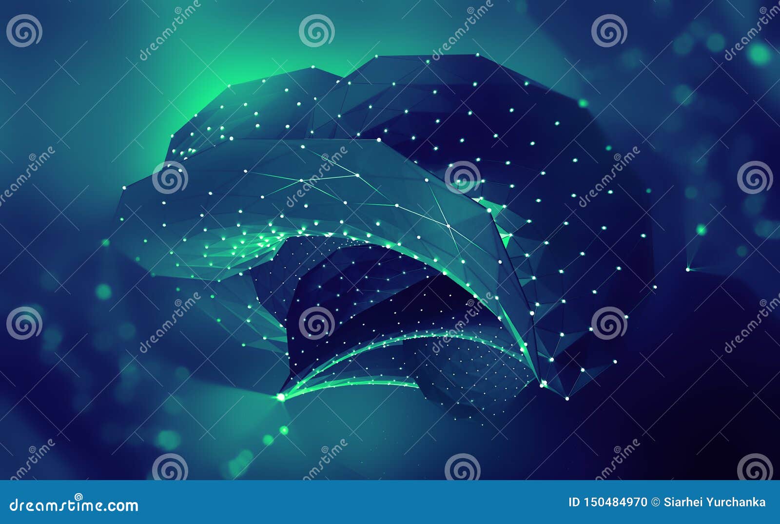 Brain-computer Interface Isolated Cartoon Vector Illustrations ...