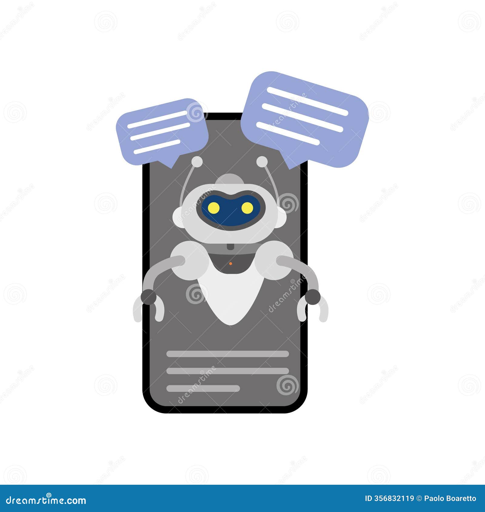 Artificial Intelligence. Digital Brain Neural Network, AI Servers and ...