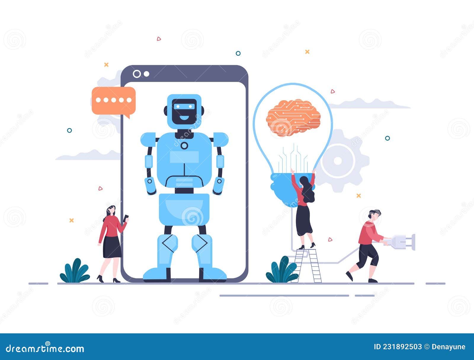 Artificial Intelligence Digital Brain Technology and Engineering ...