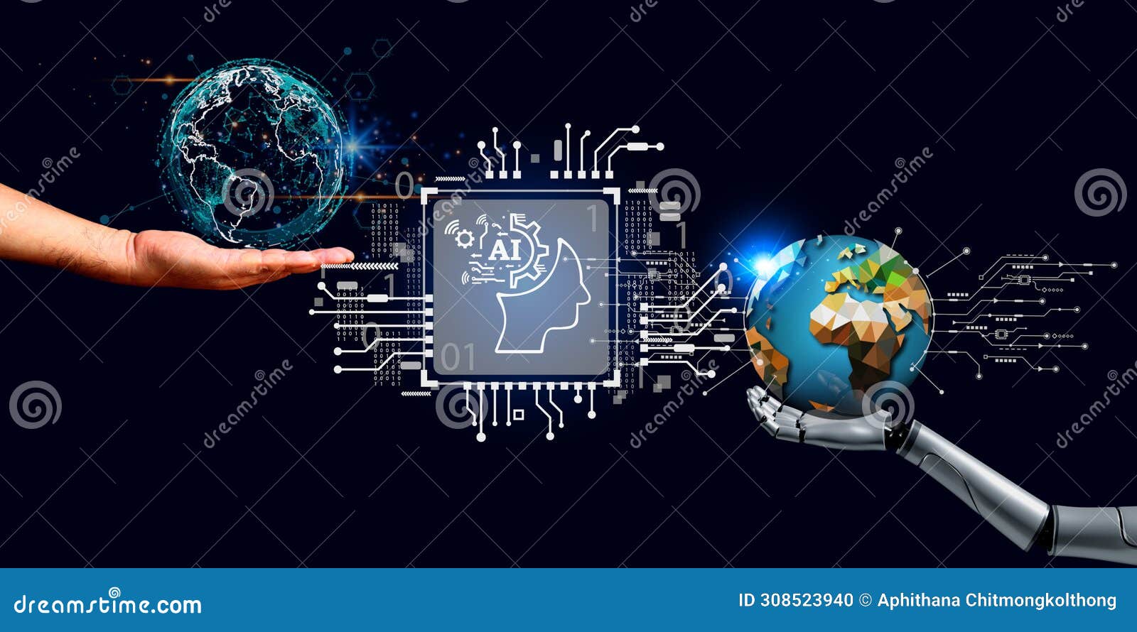 Artificial Intelligence Digital Technology Development Business ...