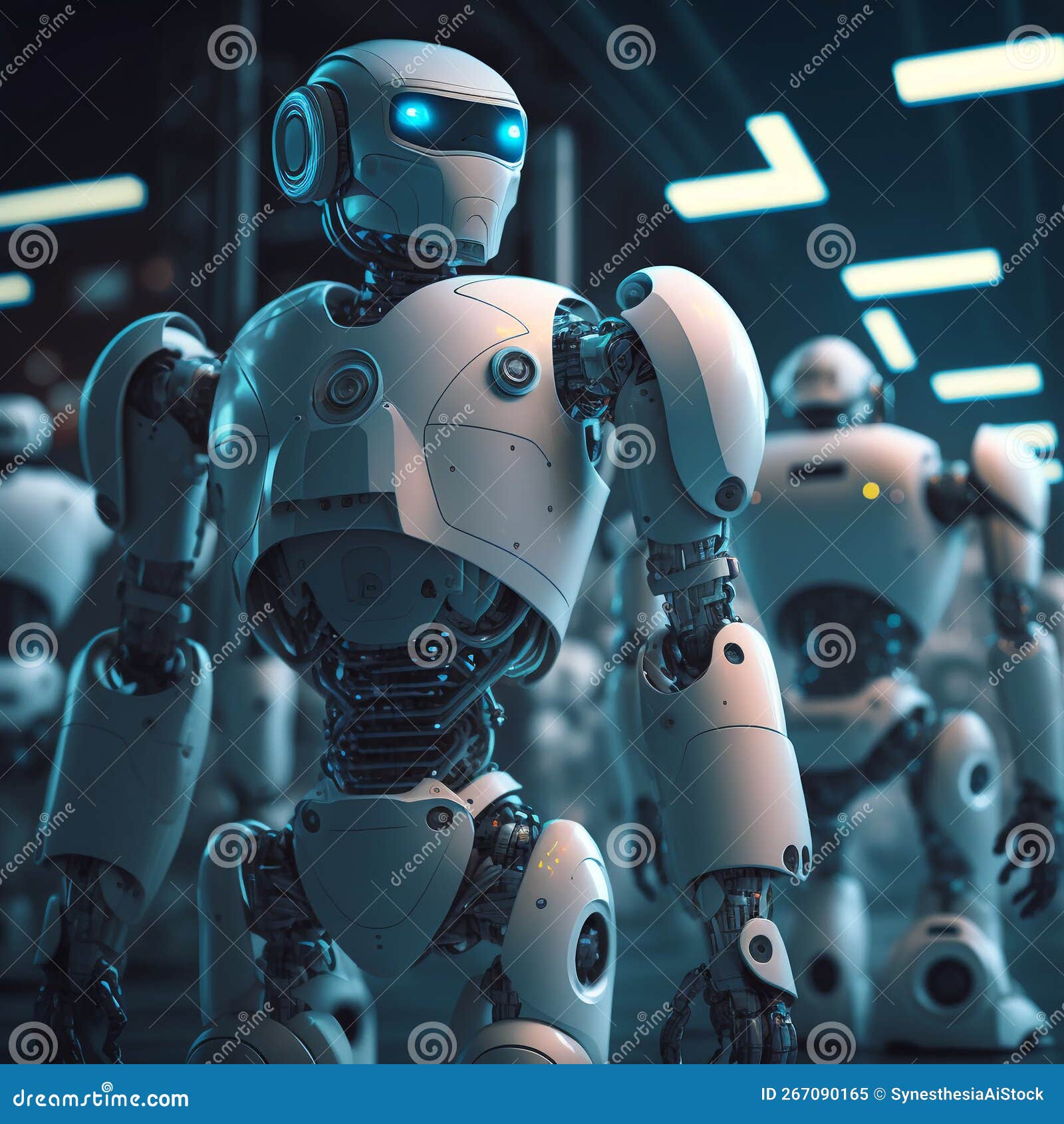 Artificial Intelligence Future Industry Engineering. AI Computer ...