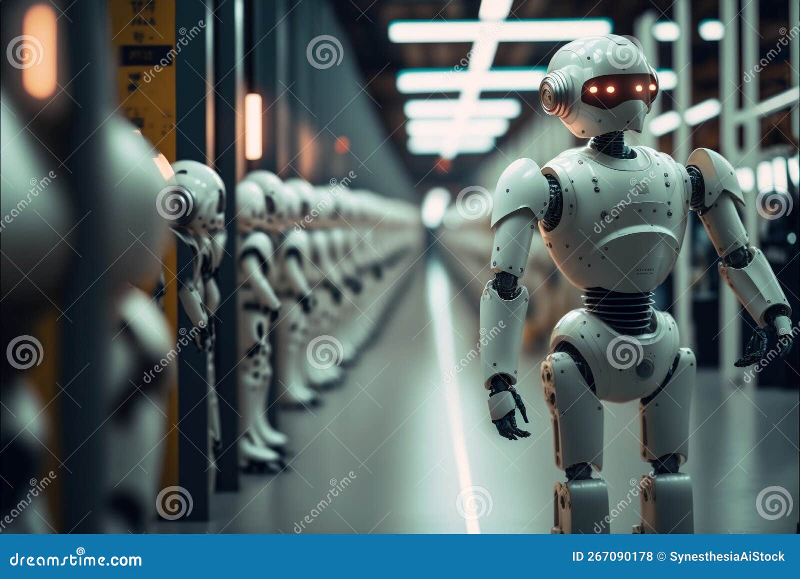 Artificial Intelligence Future Industry Engineering. AI Computer ...