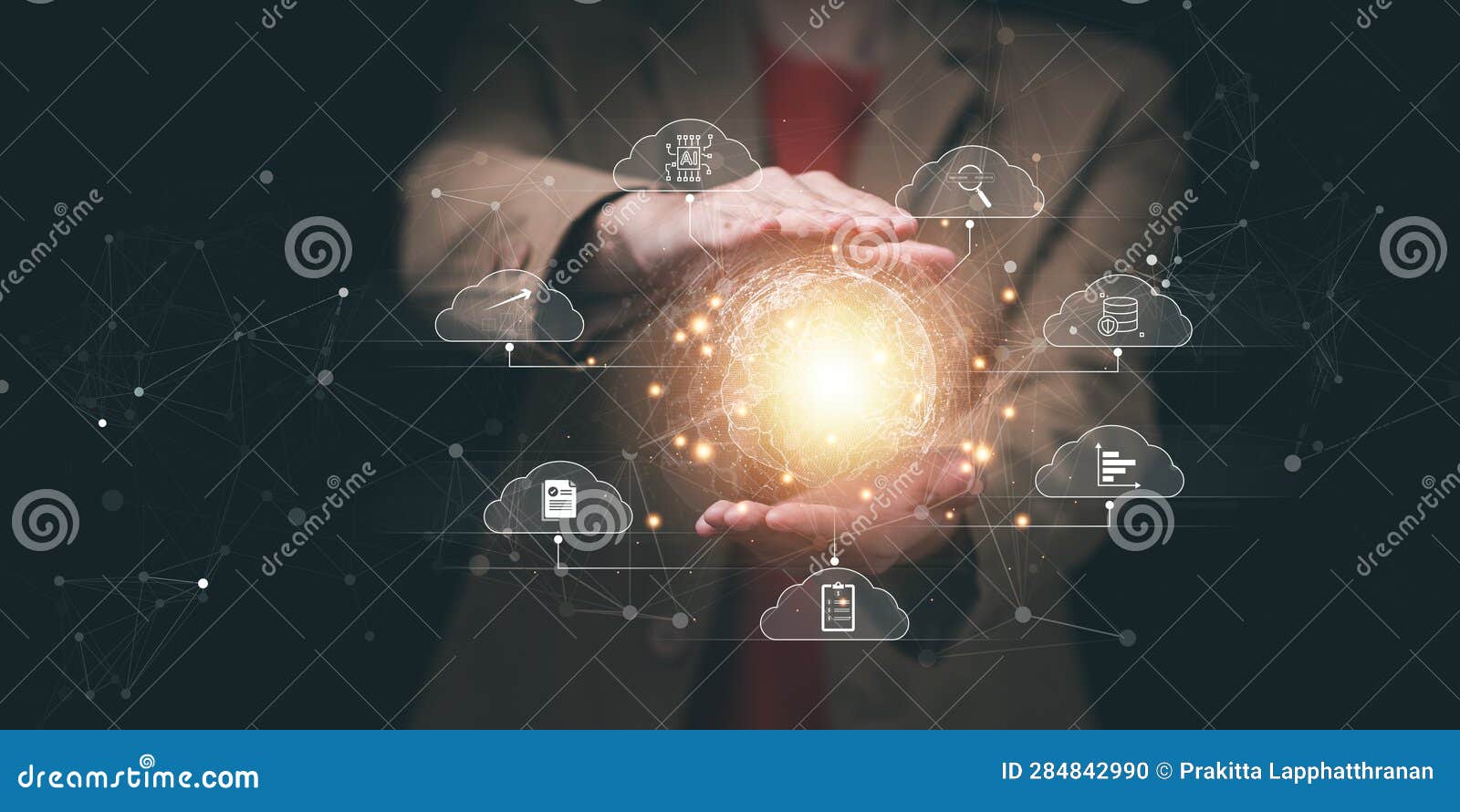 Artificial Intelligence Future Innovation, Cloud Computing Network ...