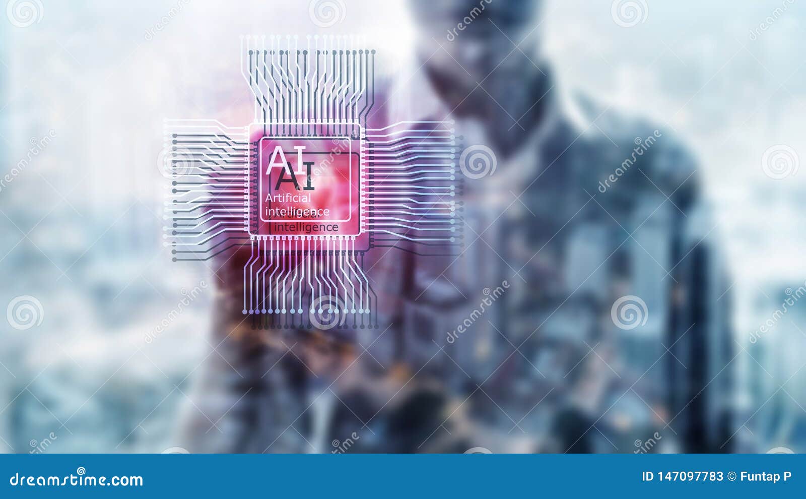 7,541 Artificial Blue Intelligence Technology Stock Photos - Free ...