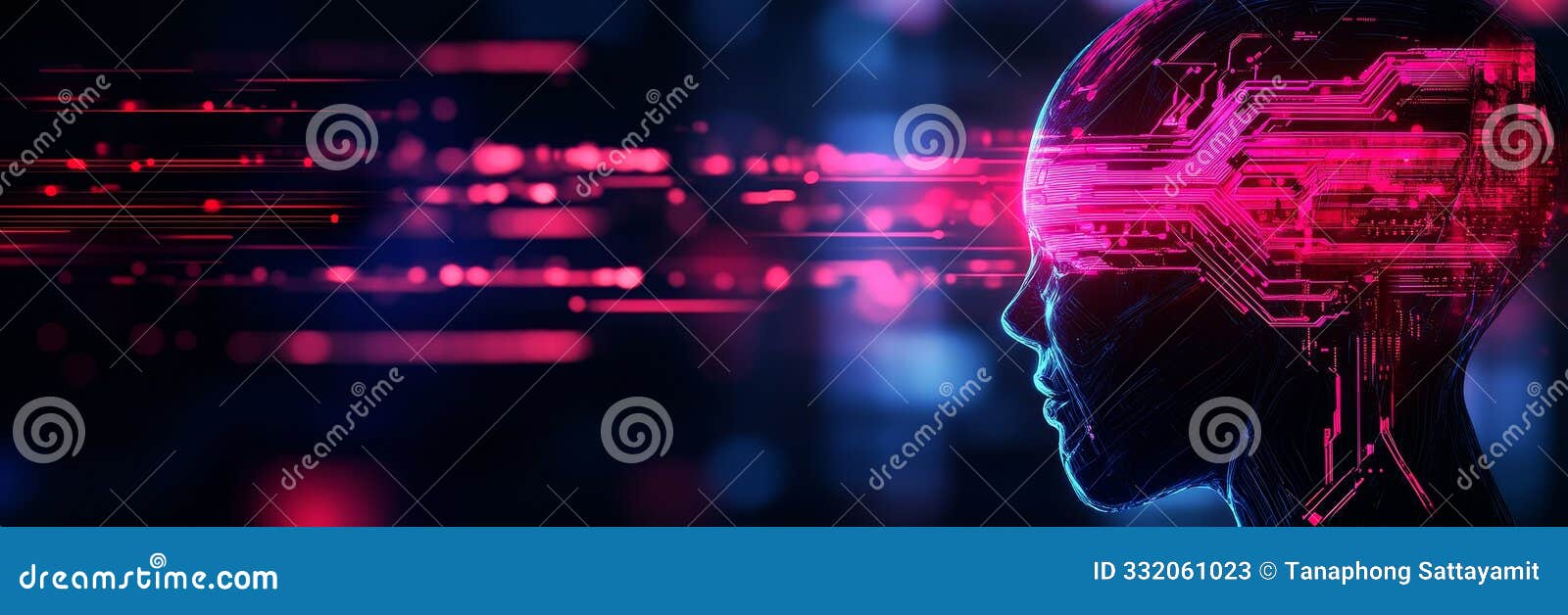 Artificial Intelligence The Future Of Technology This Image Represents ...