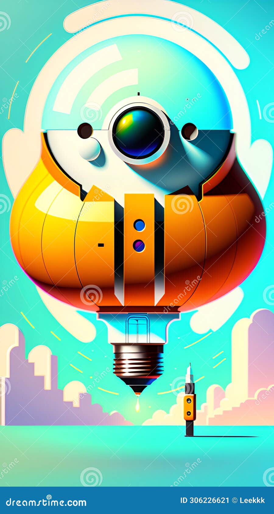 Artificial Intelligence Future Technology Illustration Stock ...