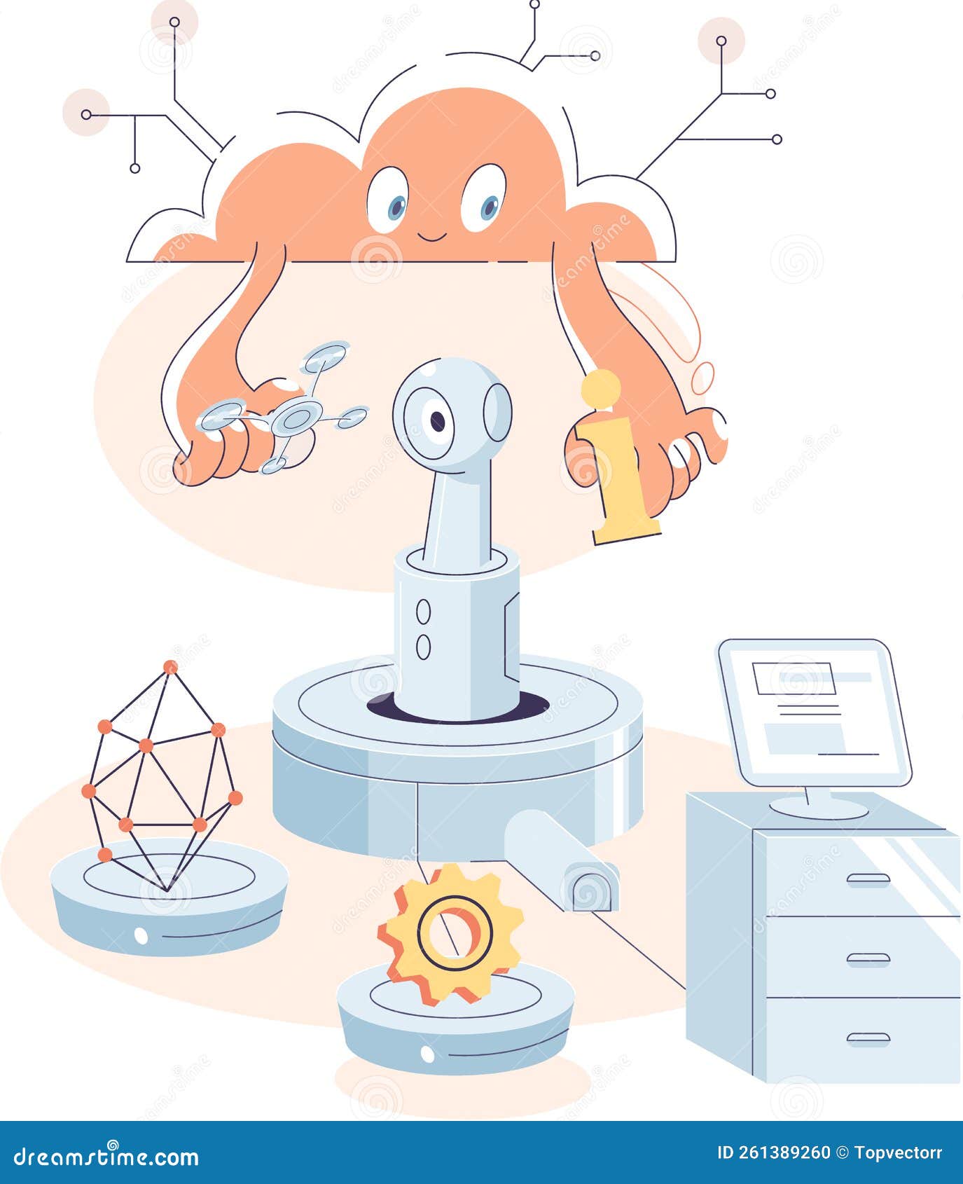 Artificial Intelligence, Future Technology. Technical and Science ...