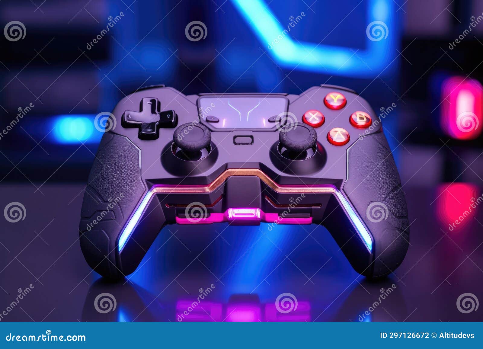 An Artificial Intelligence Gaming Console Stock Photo - Image of ...