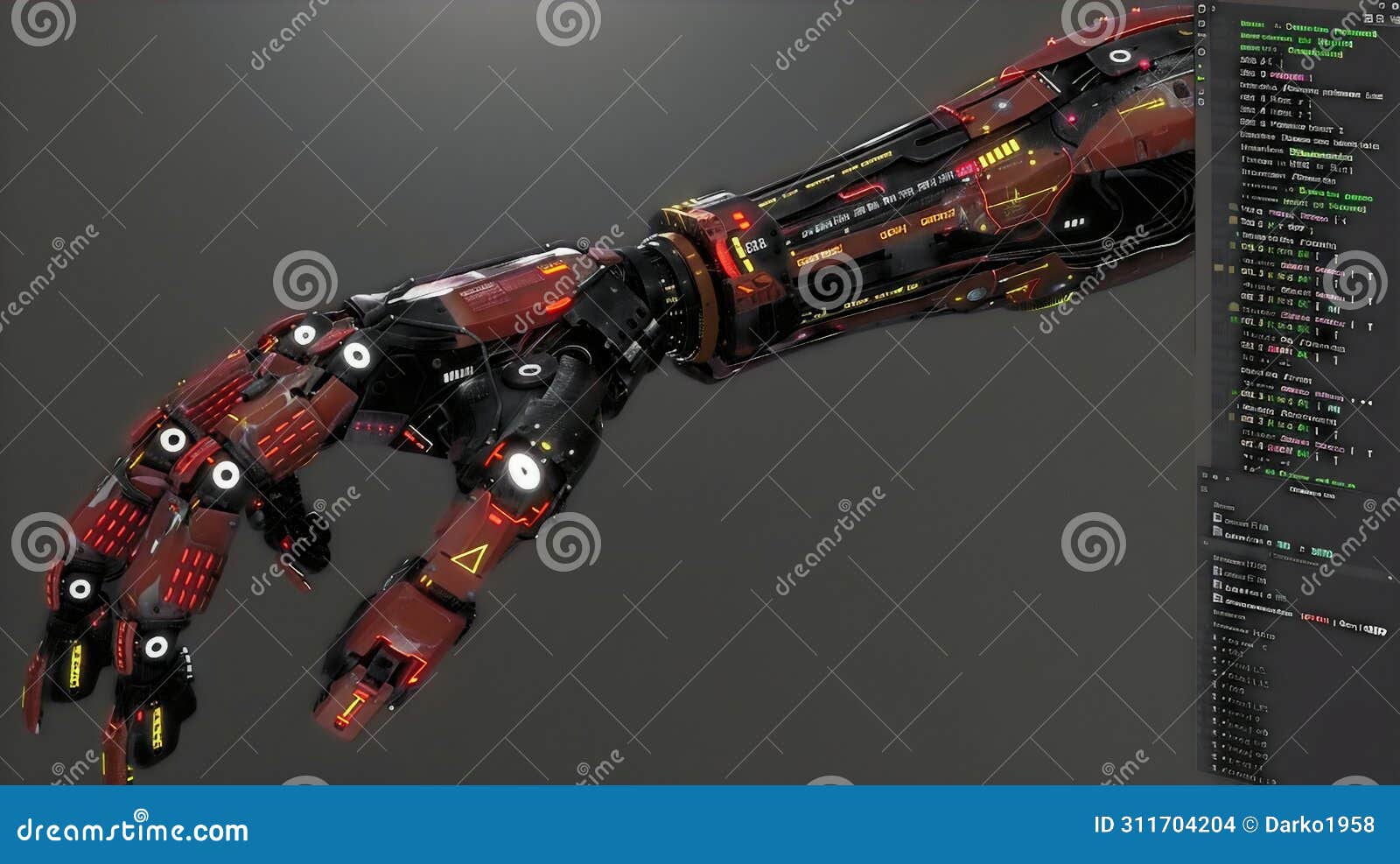 Artificial Intelligence: Gateway To the Future Stock Illustration ...