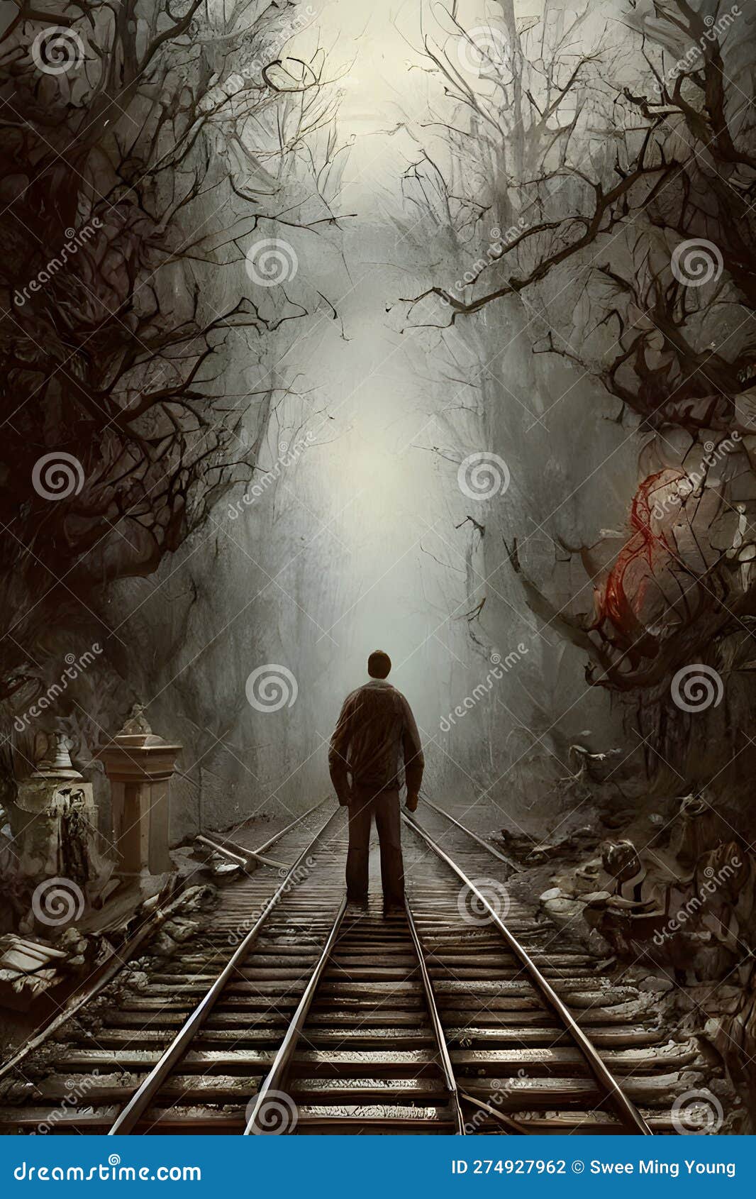 Image of Activity or Environment Scene at Haunted Train Tracks by the ...