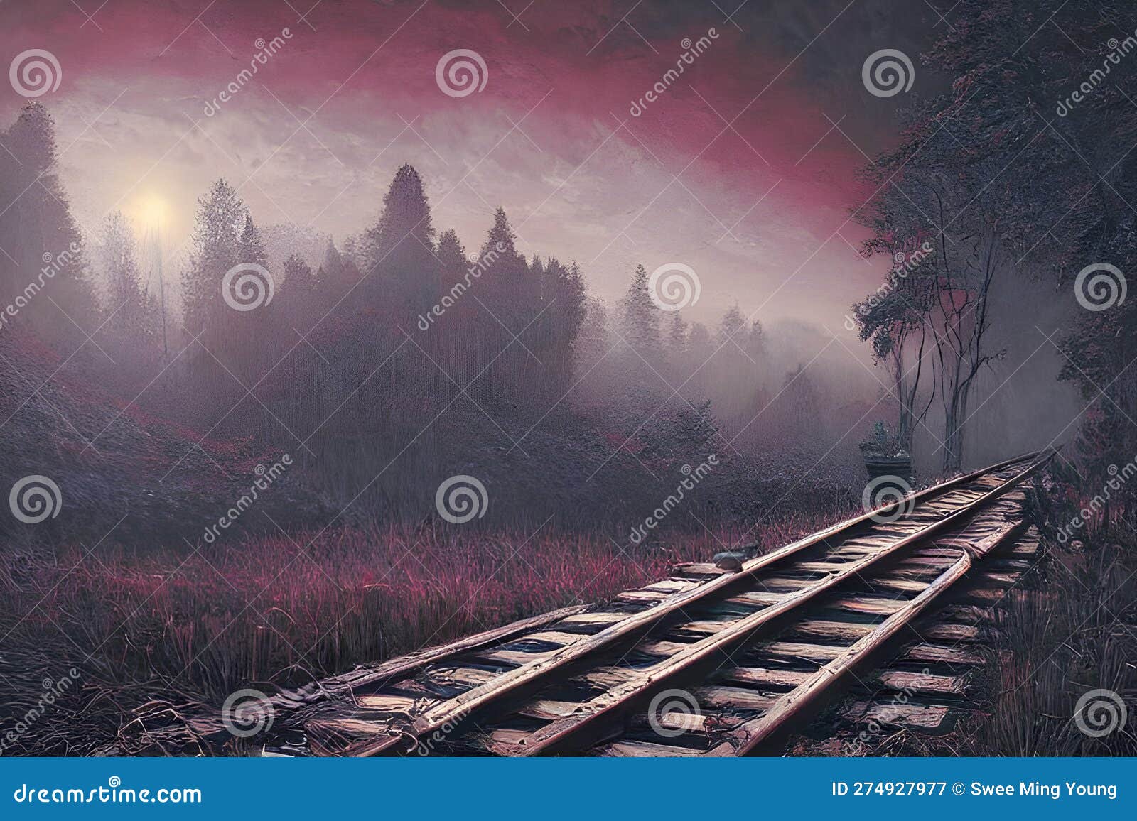 Image of Activity or Environment Scene at Haunted Train Tracks by the ...