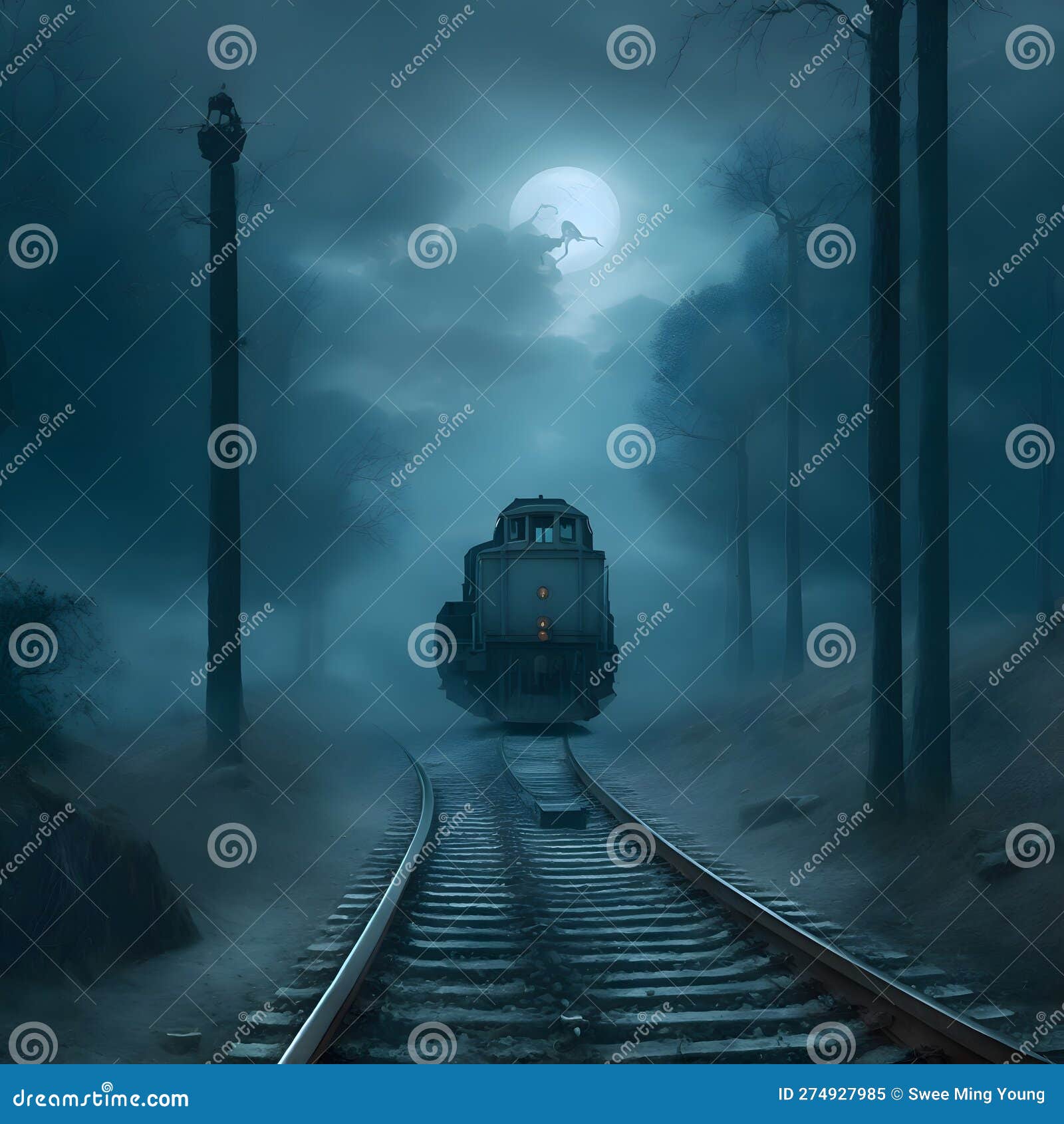 Image of Activity or Environment Scene at Haunted Train Tracks by the ...