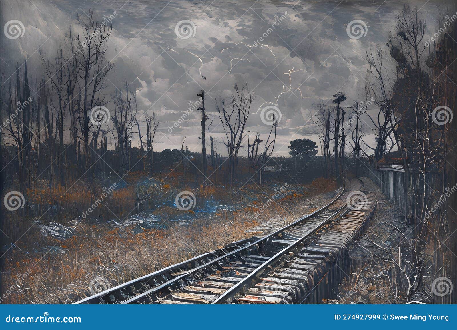 Image of Activity or Environment Scene at Haunted Train Tracks by the ...