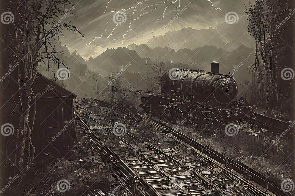 Image of Activity or Environment Scene at Haunted Train Tracks by the ...