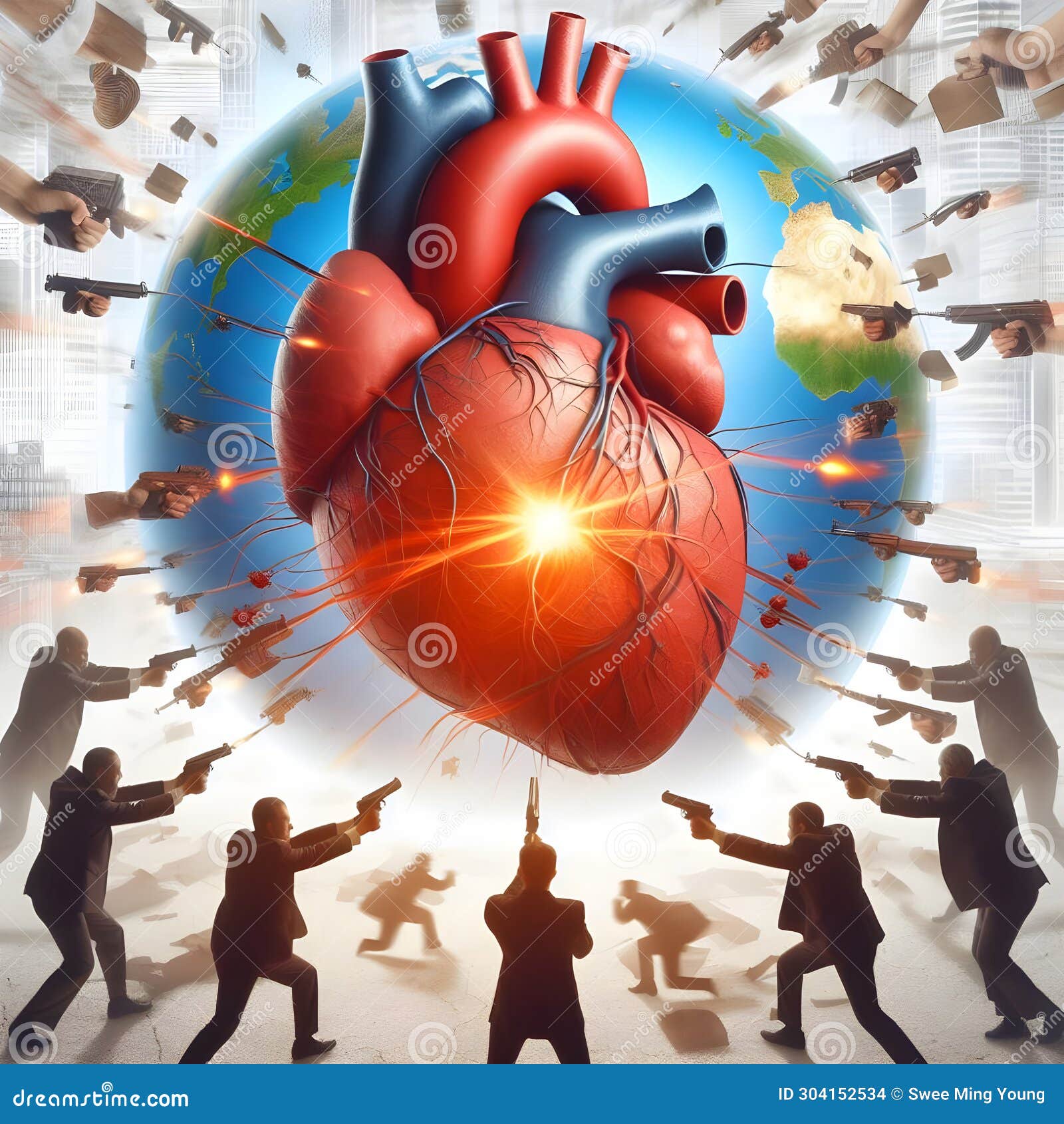 Image of the Current State of the Human Heart, Mind and Soul To Combat ...