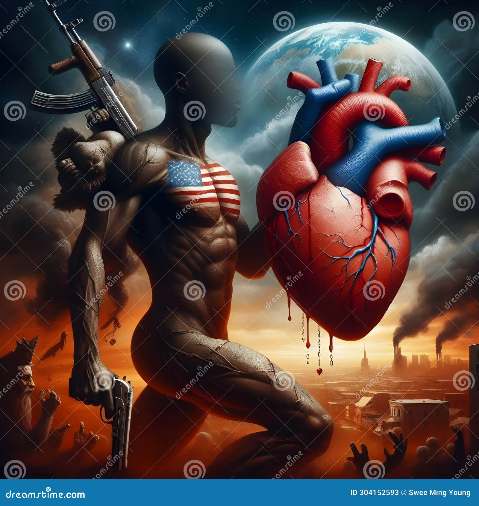 Image of the Current State of the Human Heart, Mind and Soul To Combat ...