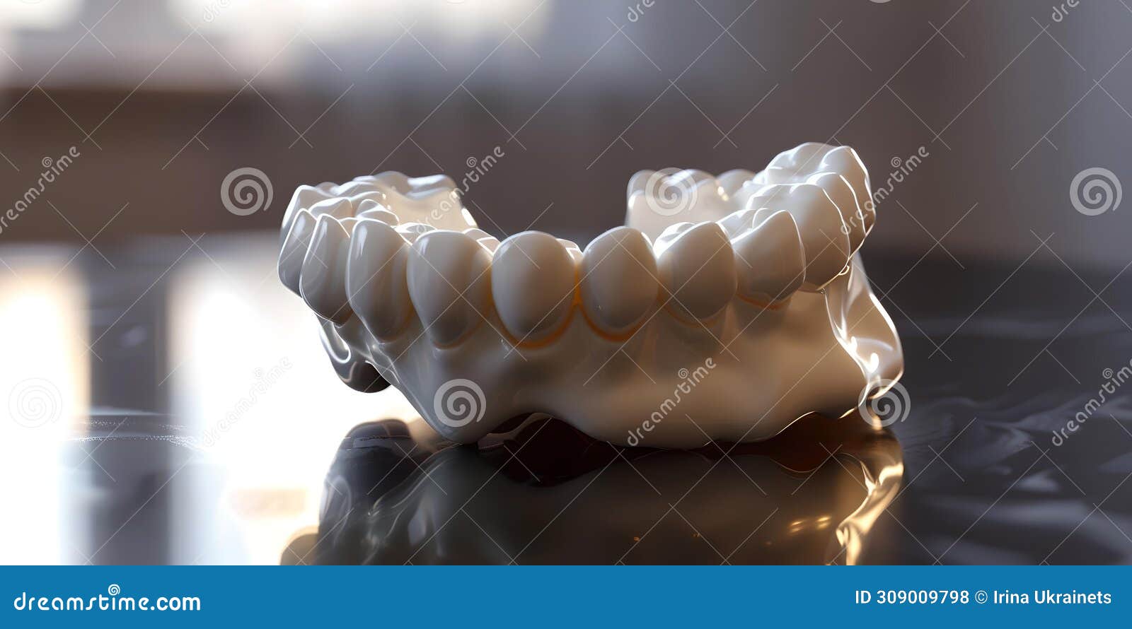 Artificial Intelligence Generated Image Of A 3D Printed Dental Model ...