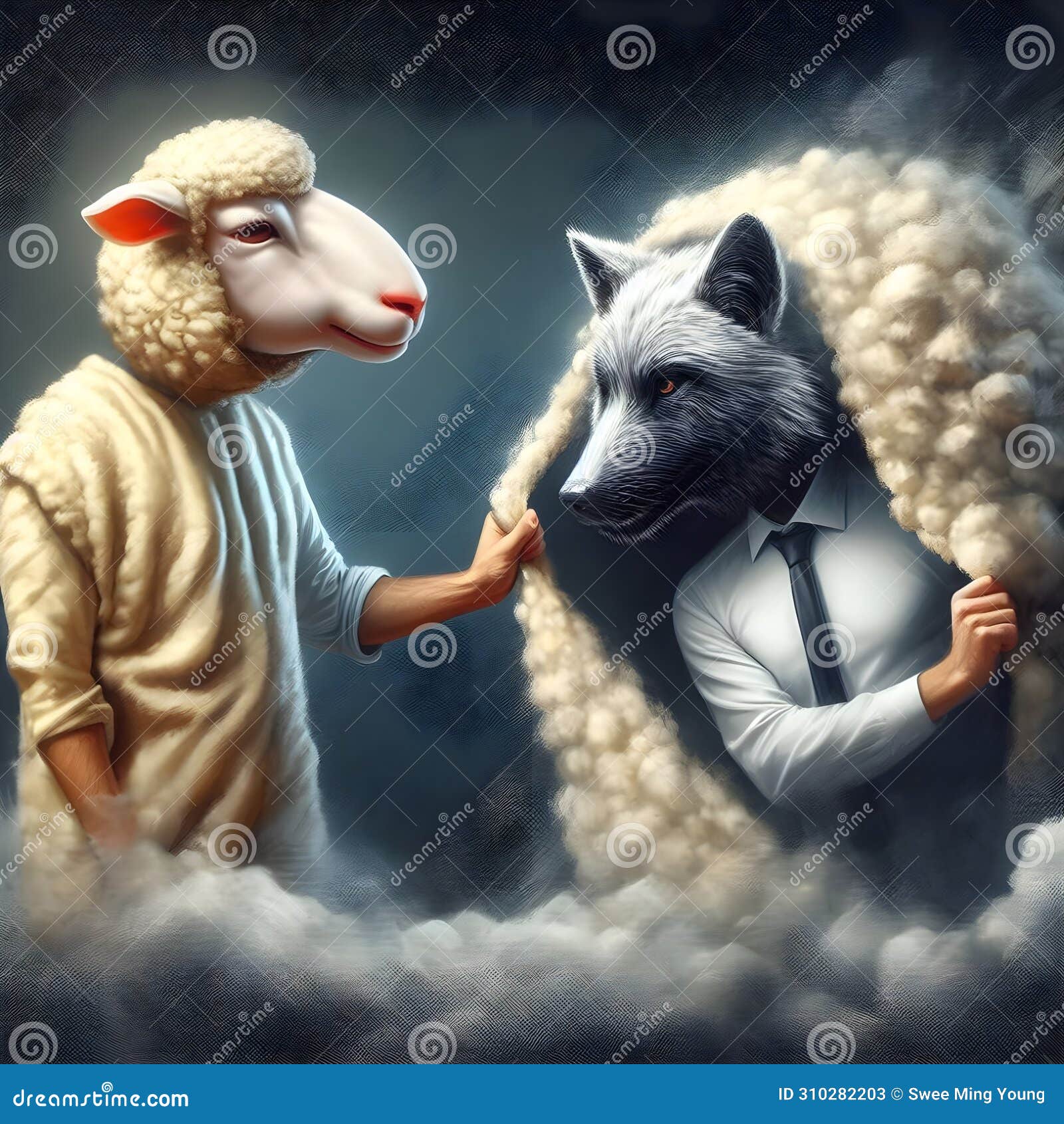 Skin Sheep Icon Doodle Illustration Royalty-Free Cartoon ...