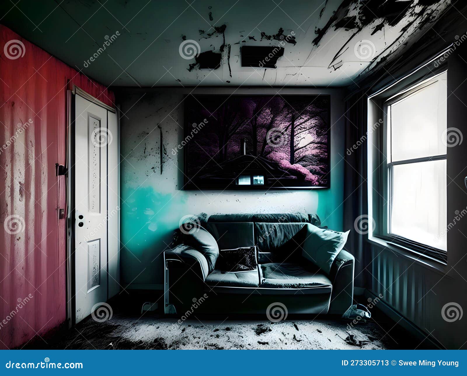 An Infrared-modded Camera Captures Interior of the Abandoned Overgrown ...