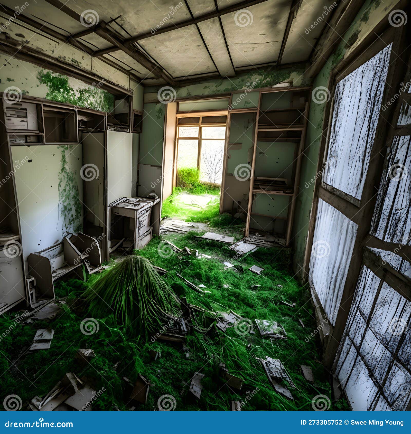 An Infrared-modded Camera Captures Interior of the Abandoned Overgrown ...