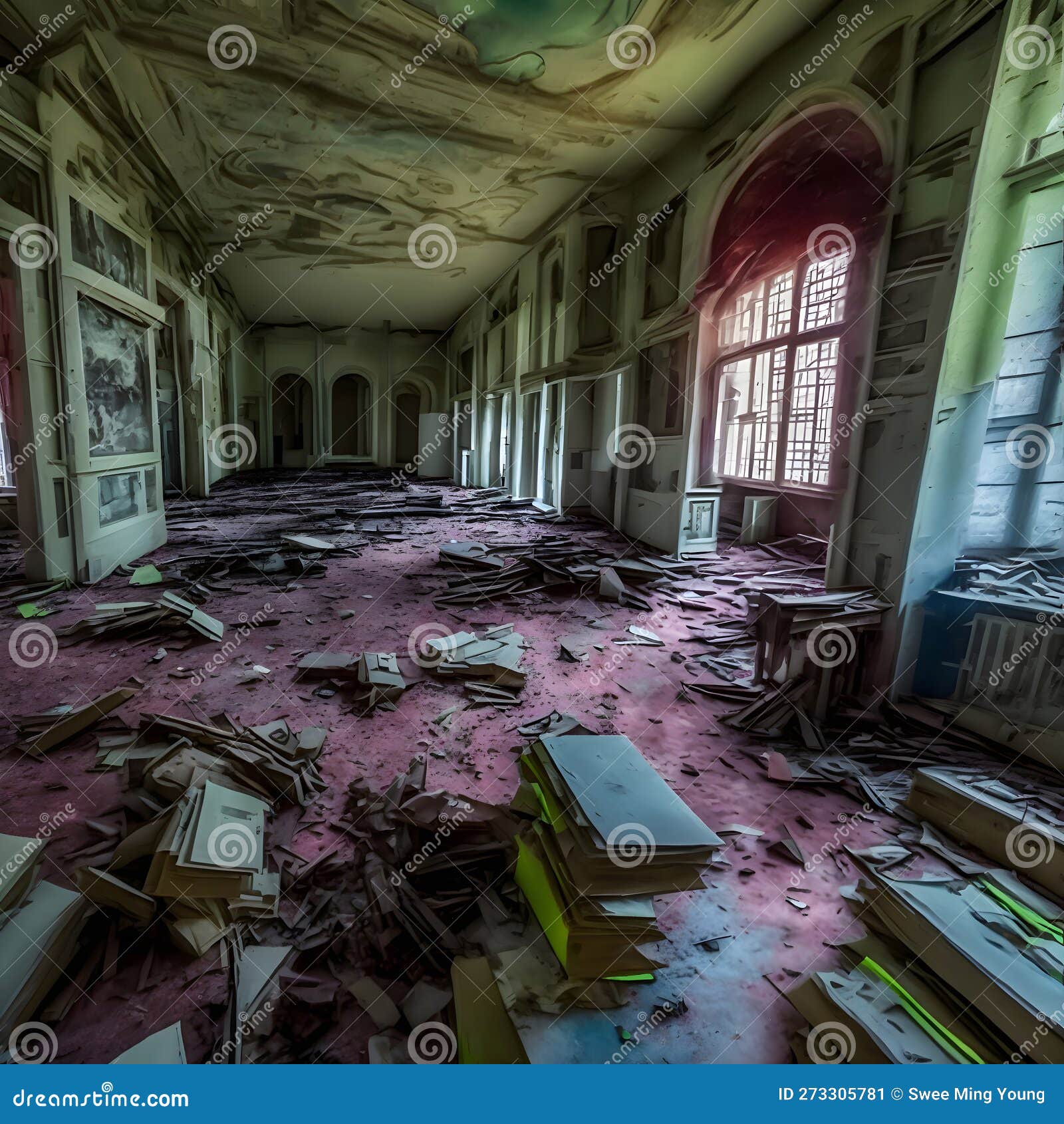 An Infrared-modded Camera Captures Interior of the Abandoned Overgrown ...