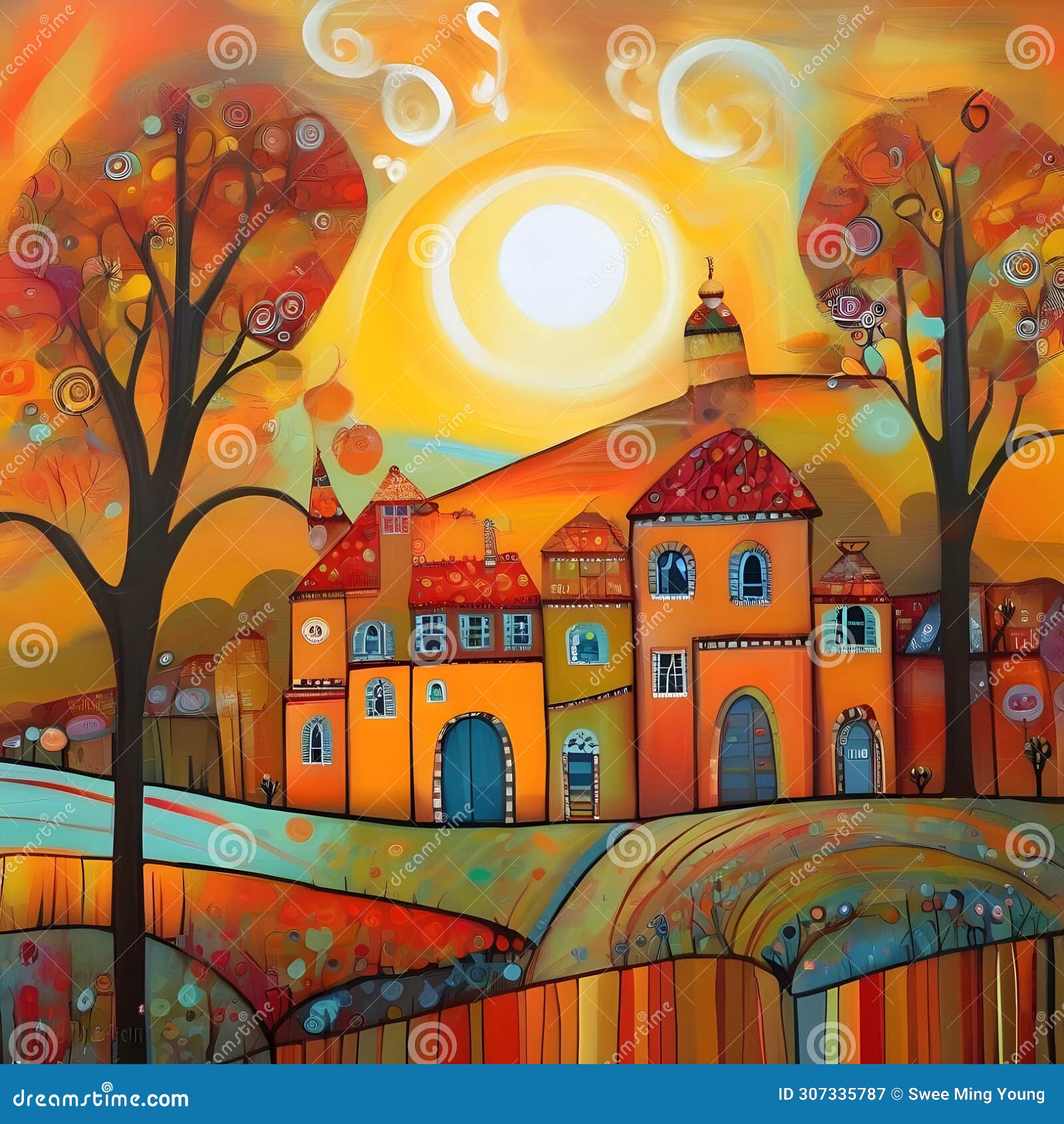 Image Of Karla Gerard Style Mixed With Loish Style Of A Coniferous ...