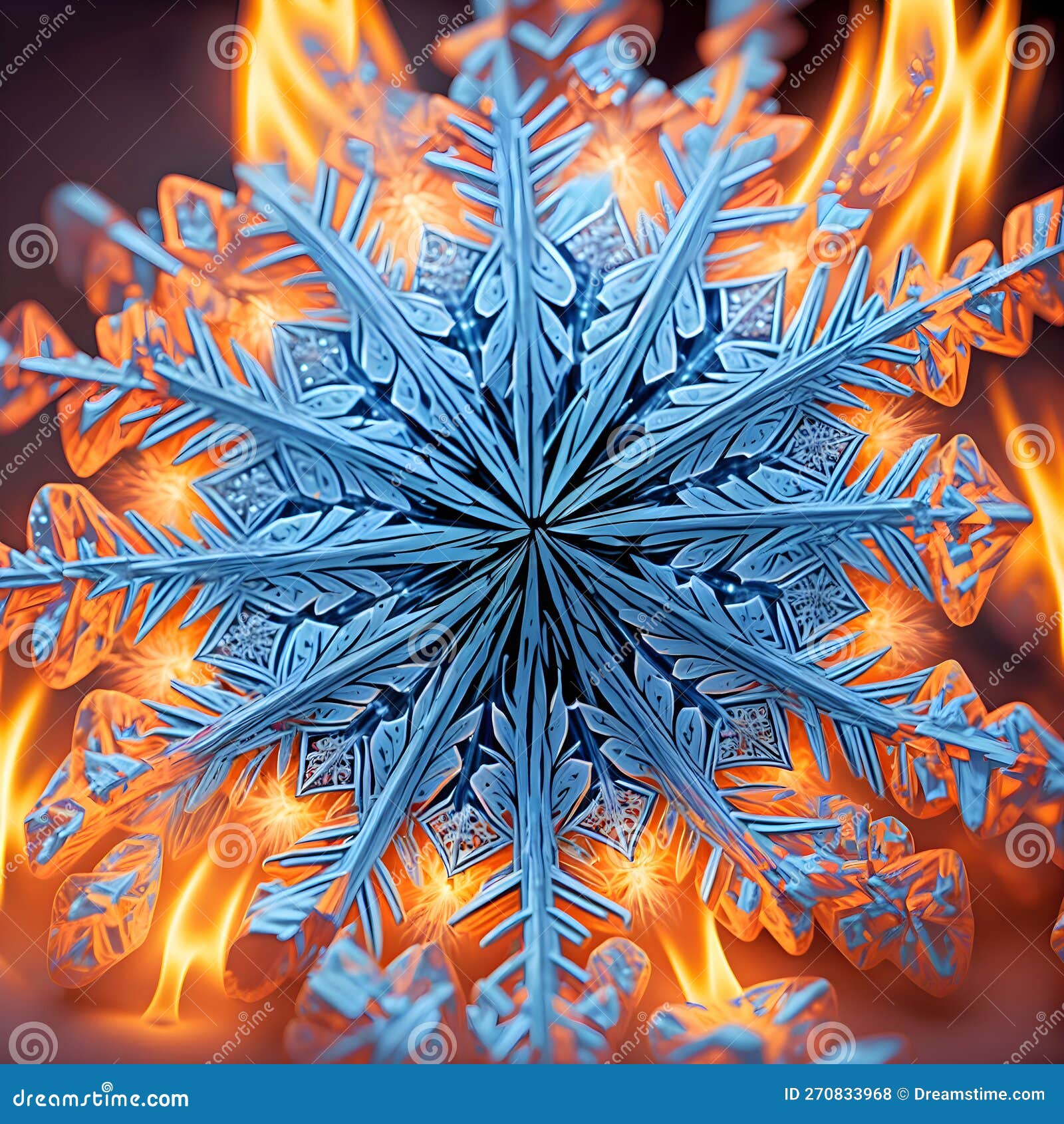 Image of the a Mesmerizing Extreme Closeup Macro View of Variety ...