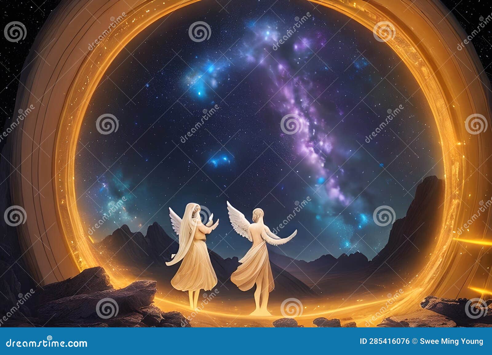 Imaginary Surrealistic Image of the Divine Heaven Where All Men Will ...