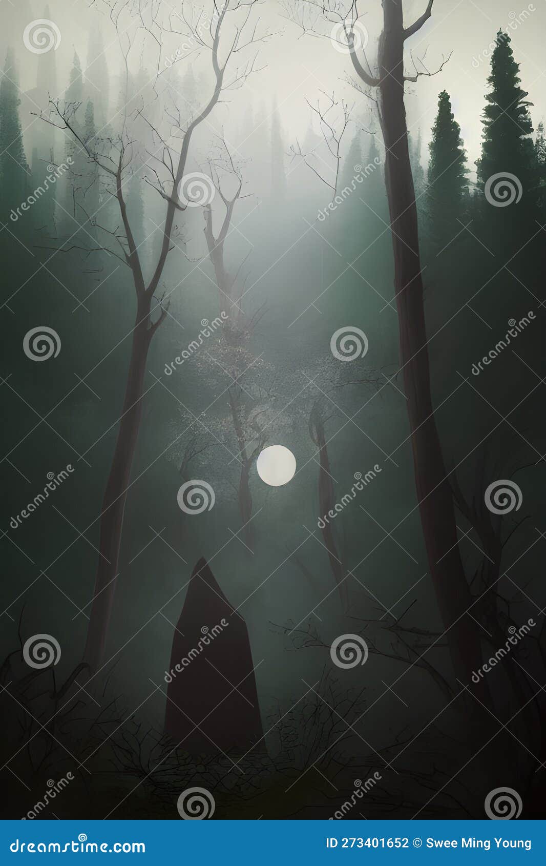 Image of the a Vivid Illustration of a Mysterious Shadow Creature ...