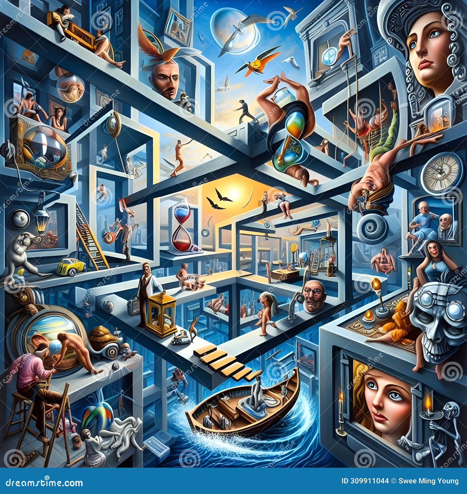 View of Absurdity in Art Present a Distorted and Conflicting Perceive ...