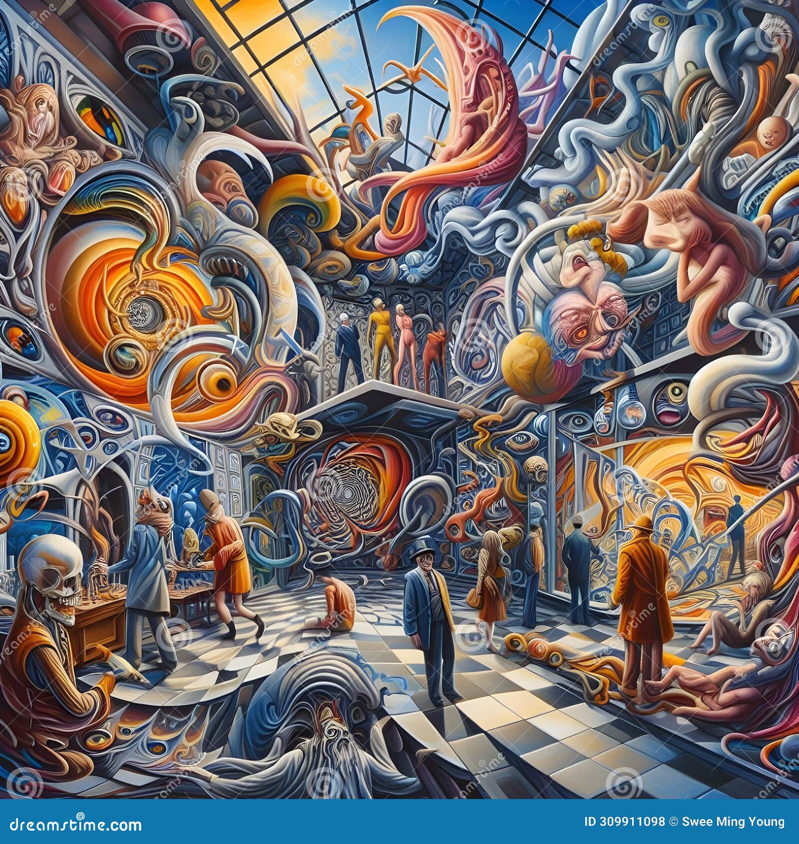 View of Absurdity in Art Present a Distorted and Conflicting Perceive ...