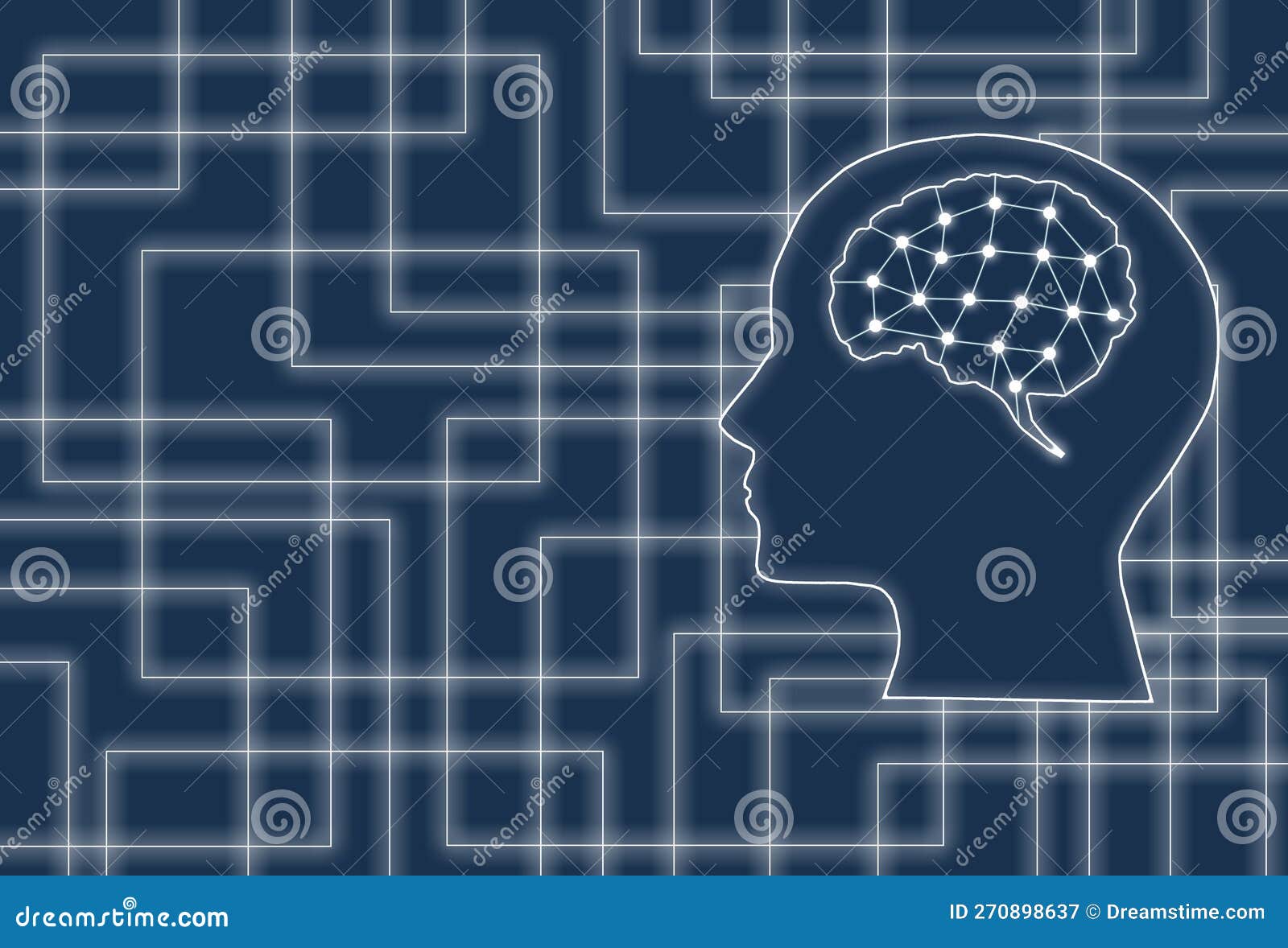 Artificial Intelligence Head with the Brain, Creative Technological ... Artificial Intelligence Head with the Brain, Creative Technological ...