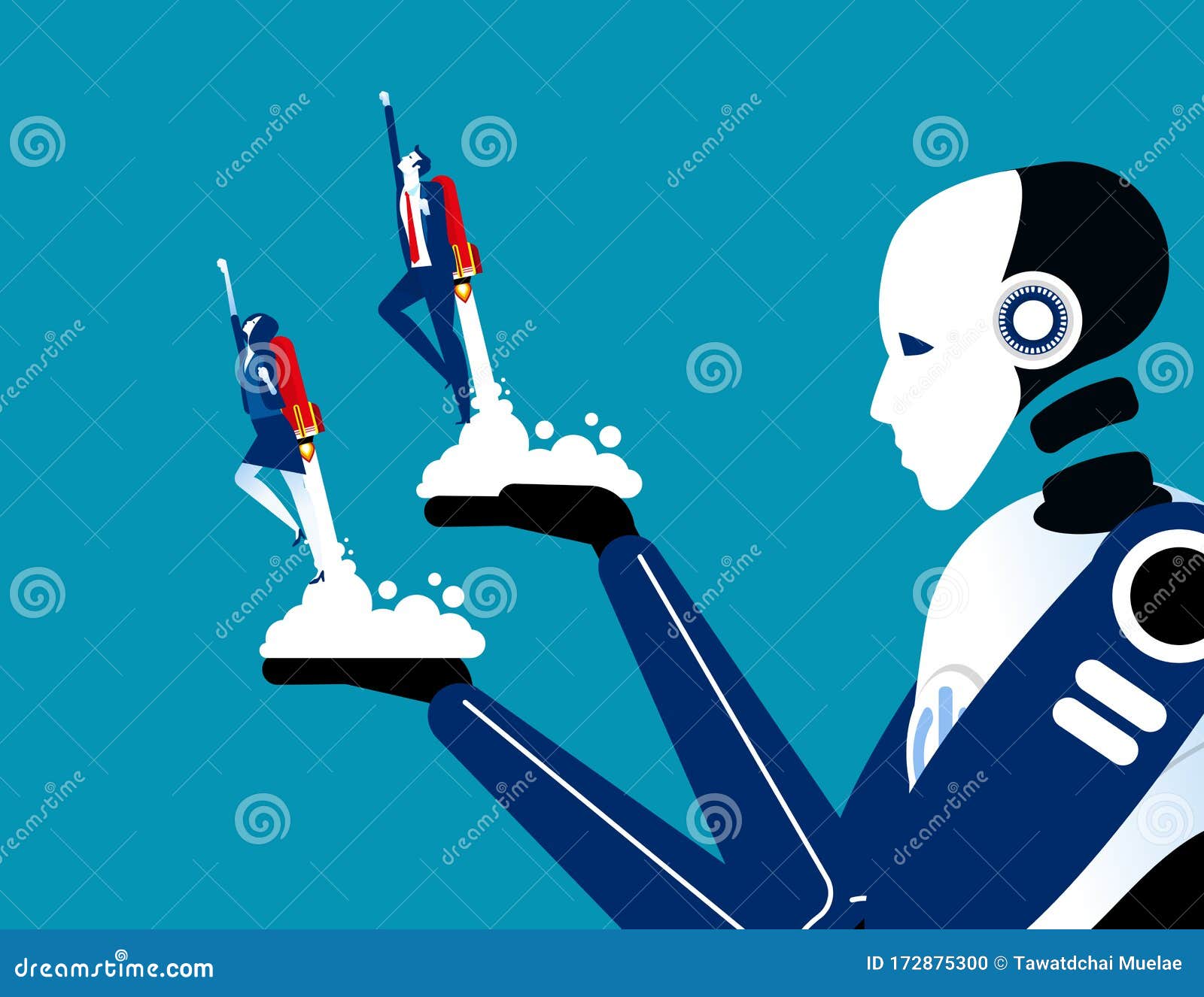Artificial Intelligence Helping Business Team Start Up and Growth ... Artificial Intelligence Helping Business Team Start Up and Growth ...