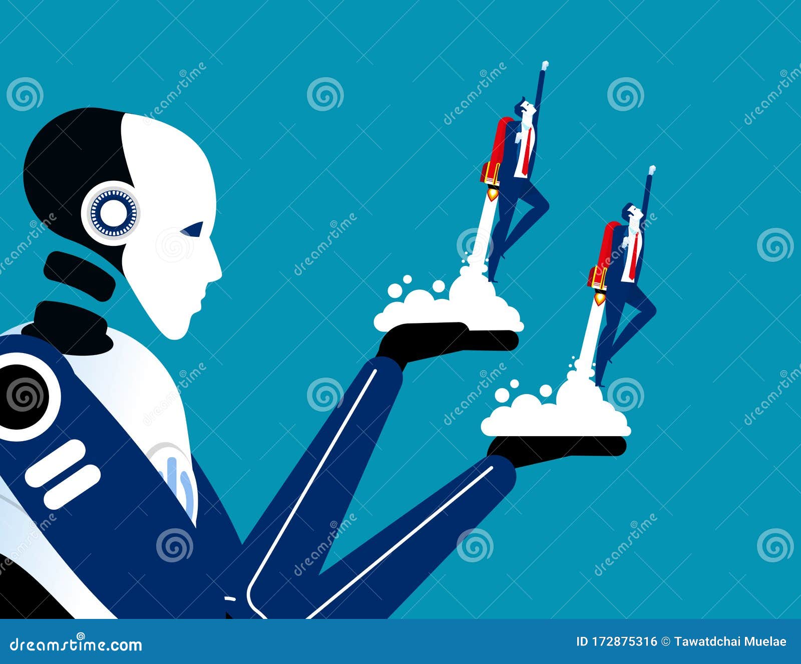 Artificial Intelligence Helping Business Team Start Up and Growth ... Artificial Intelligence Helping Business Team Start Up and Growth ...