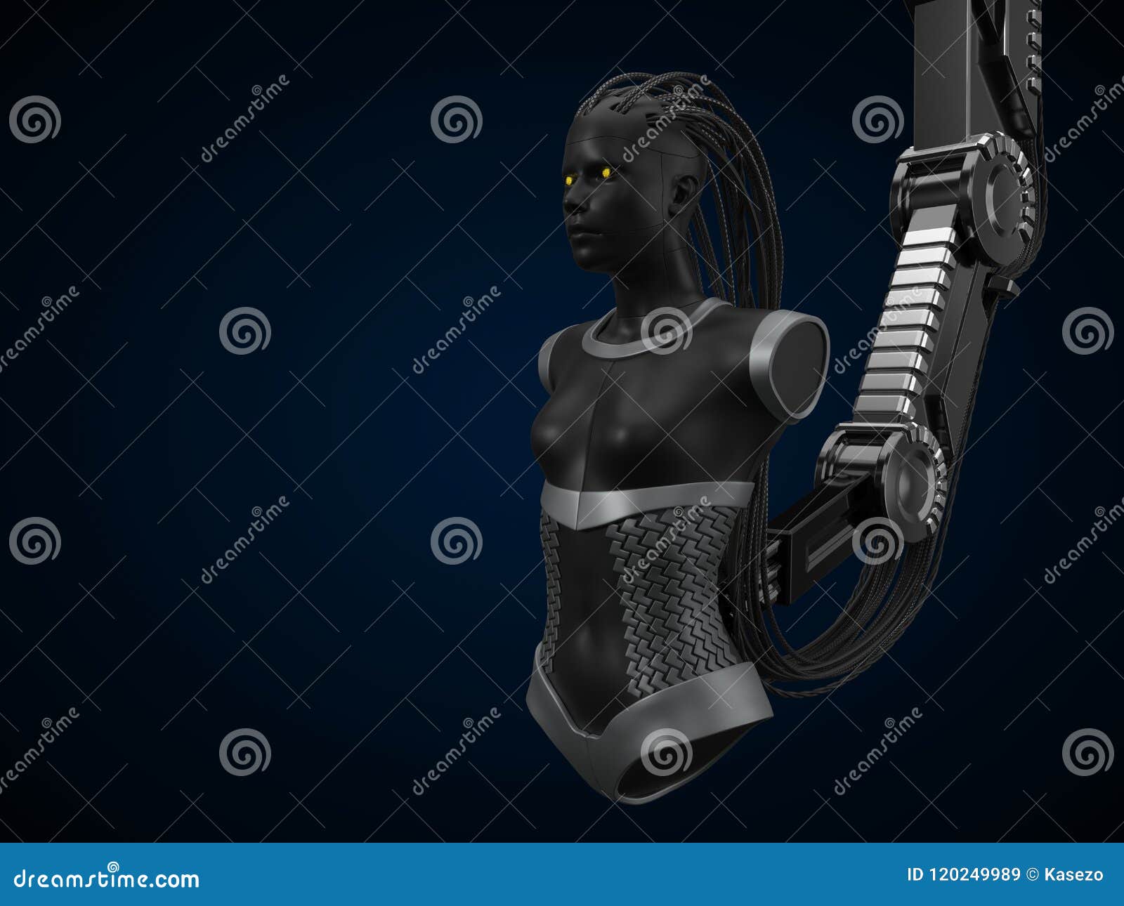 Artificial Intelligence Hub, Dark Droid Version. 3d Illustration Stock ... Artificial Intelligence Hub, Dark Droid Version. 3d Illustration Stock ...