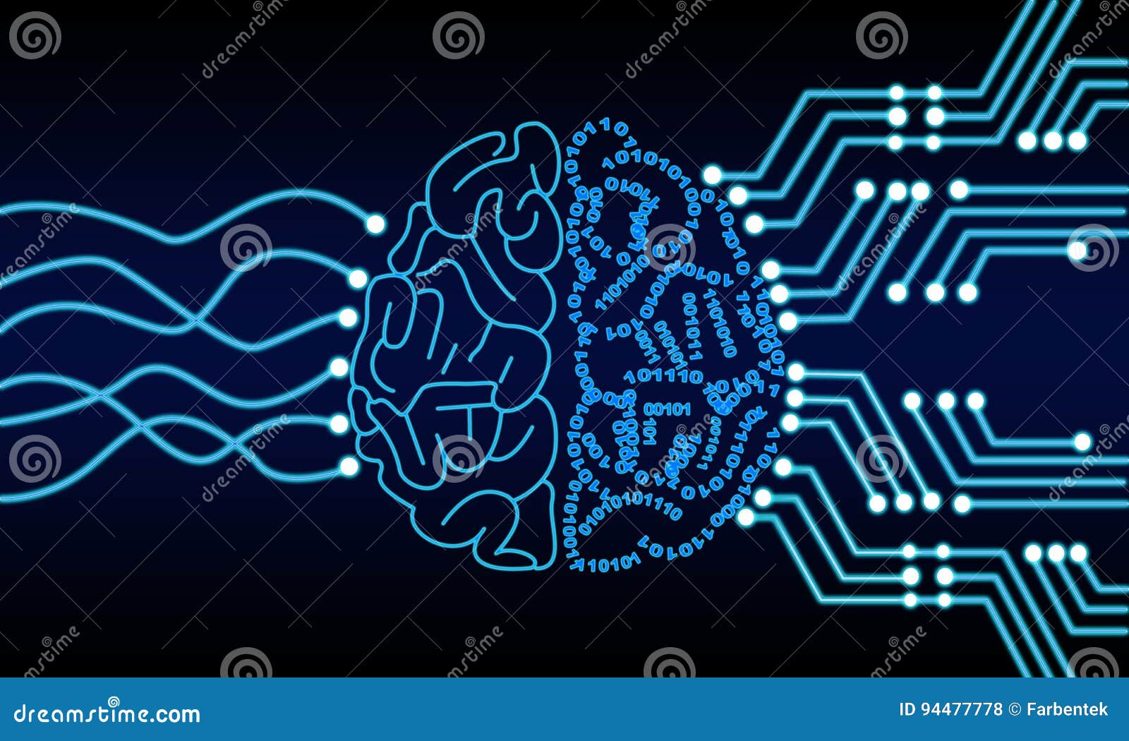Artificial Intelligence Human Brain Processor Circuit. Cybernetic Brain ... Artificial Intelligence Human Brain Processor Circuit. Cybernetic Brain ...