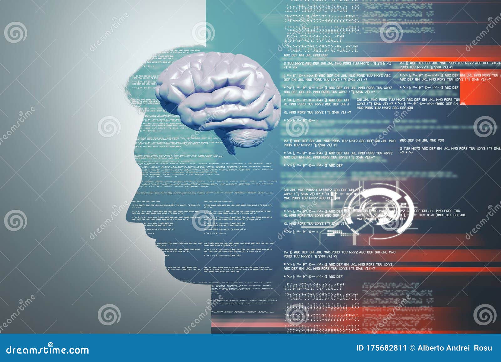 Artificial Intelligence Concept Stock Illustration - Illustration of ...
