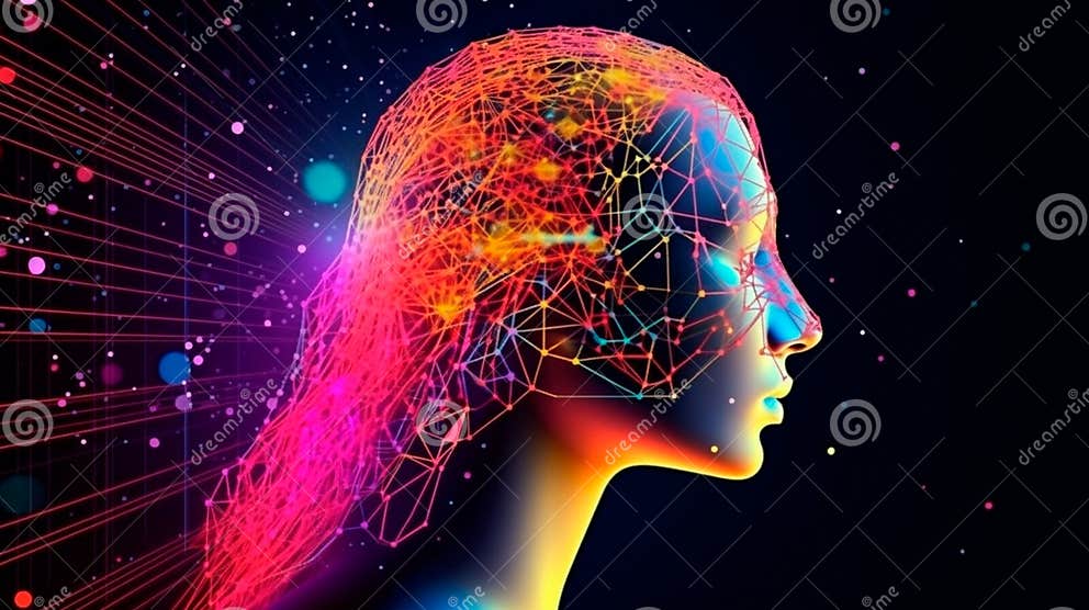 Artificial Intelligence, a Humanoid Cyber Human with a Neural Network ...