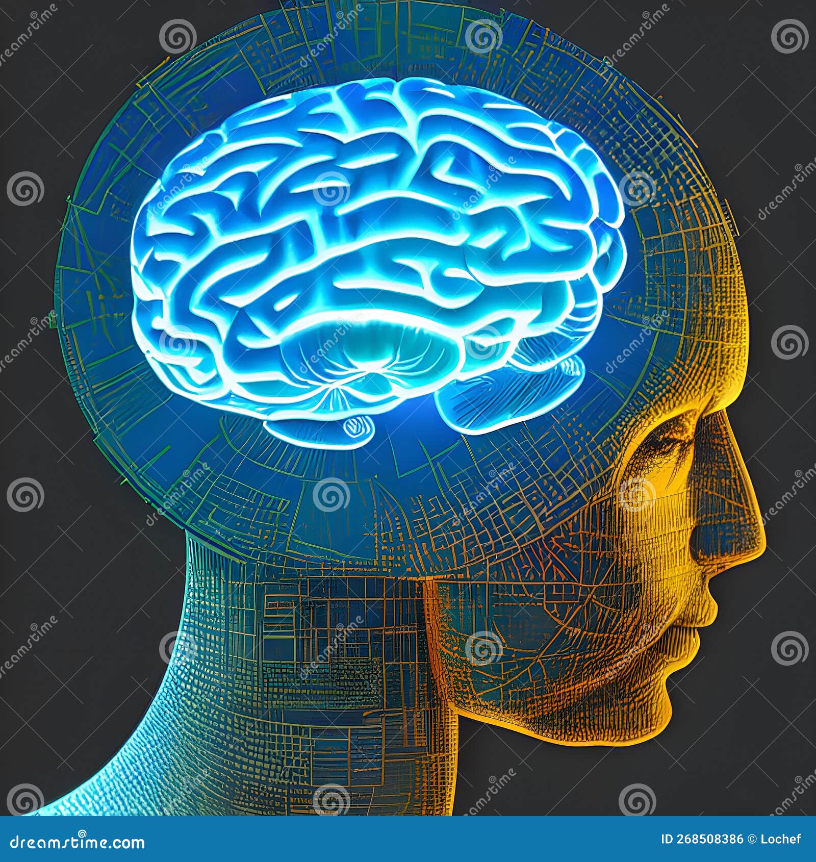 Artificial Intelligence in Humanoid Head with Neural Network Thinks. AI ...