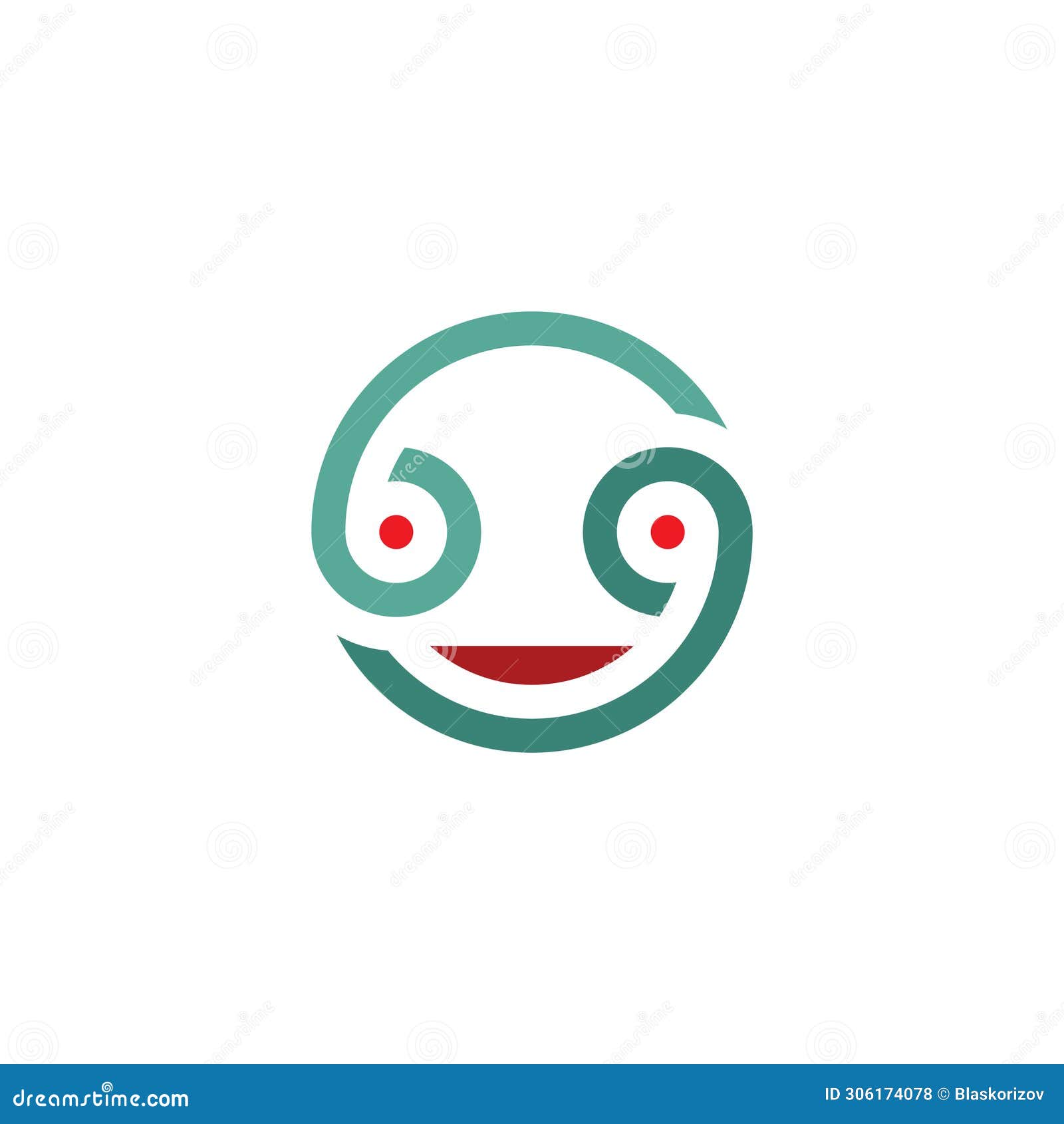 Artificial Intelligence Humanoid Robot Logo Vector Stock Vector ...